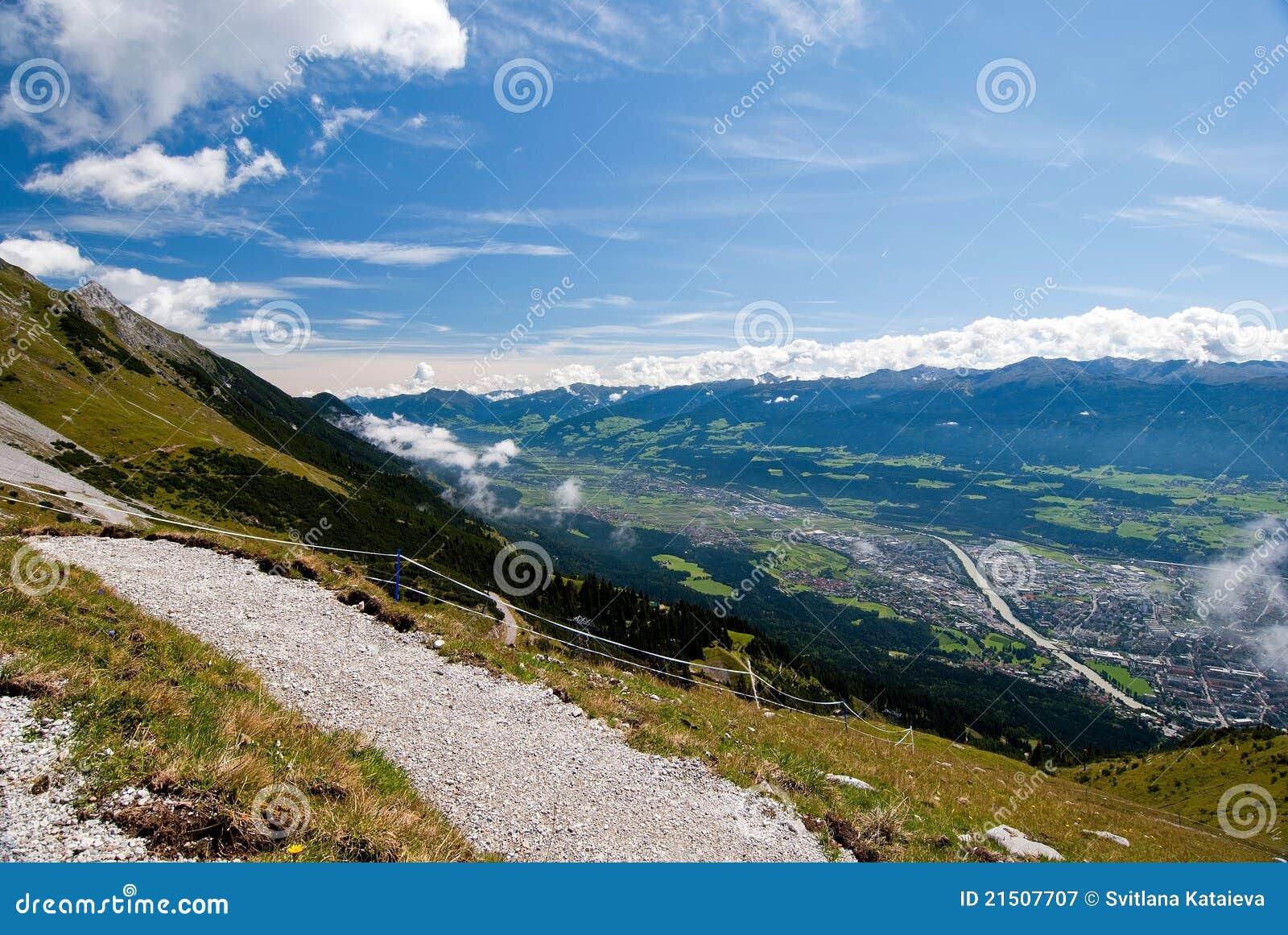 Alpine mountains stock image. Image of travel, color - 21507707