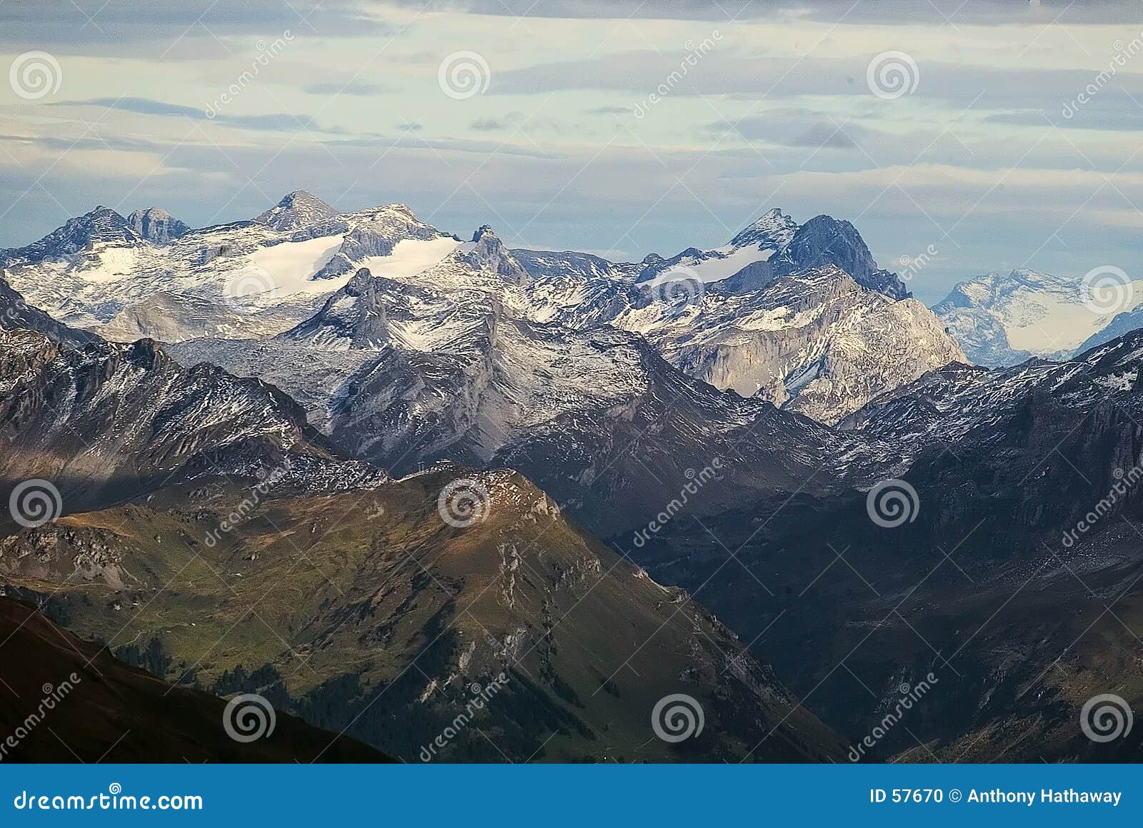 Alpine mountains stock photo. Image of switzerland, dramatic - 57670