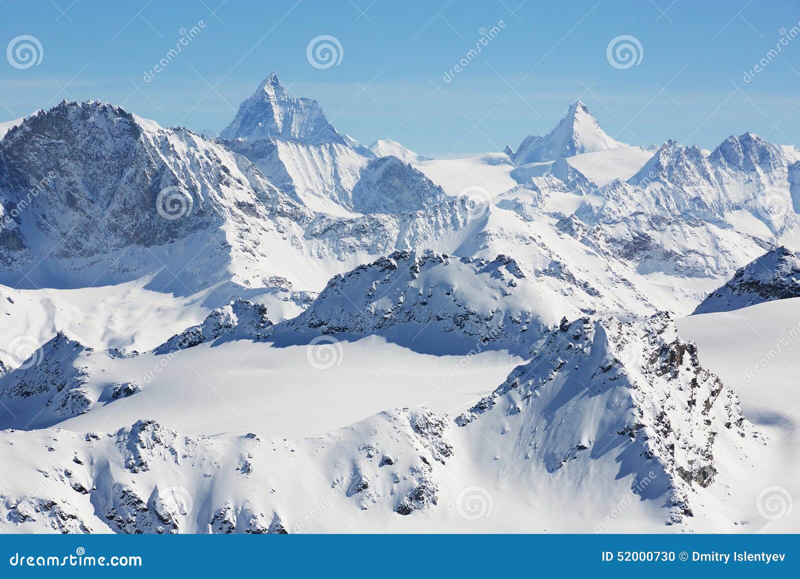 Alpine mountains stock photo. Image of resort, four, holiday - 52000730