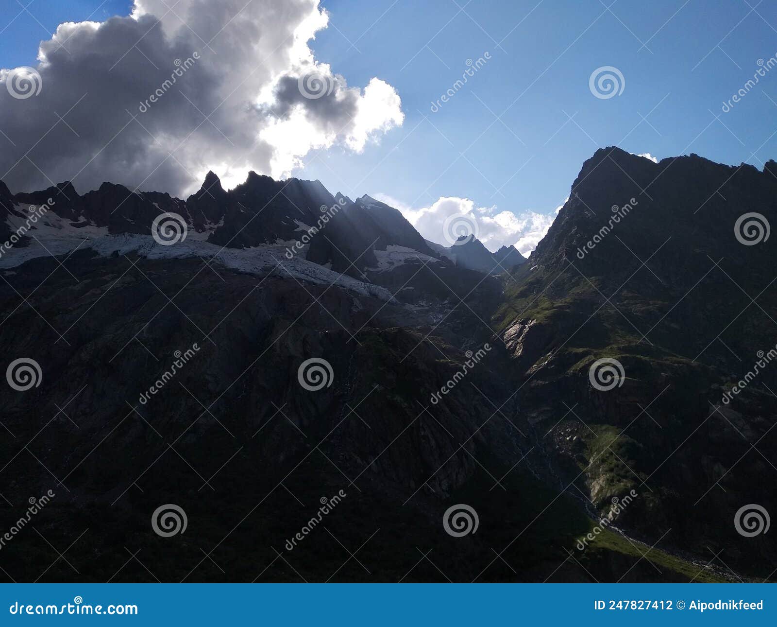 Alpine Mountains without Snow Stock Photo - Image of coast, mountains ...