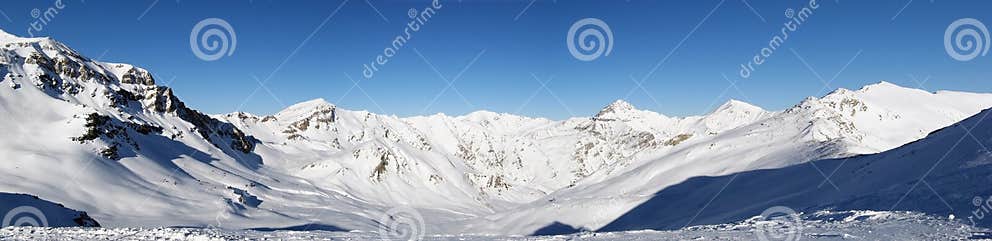 Alpine panorama stock image. Image of frozen, beautiful - 7901733