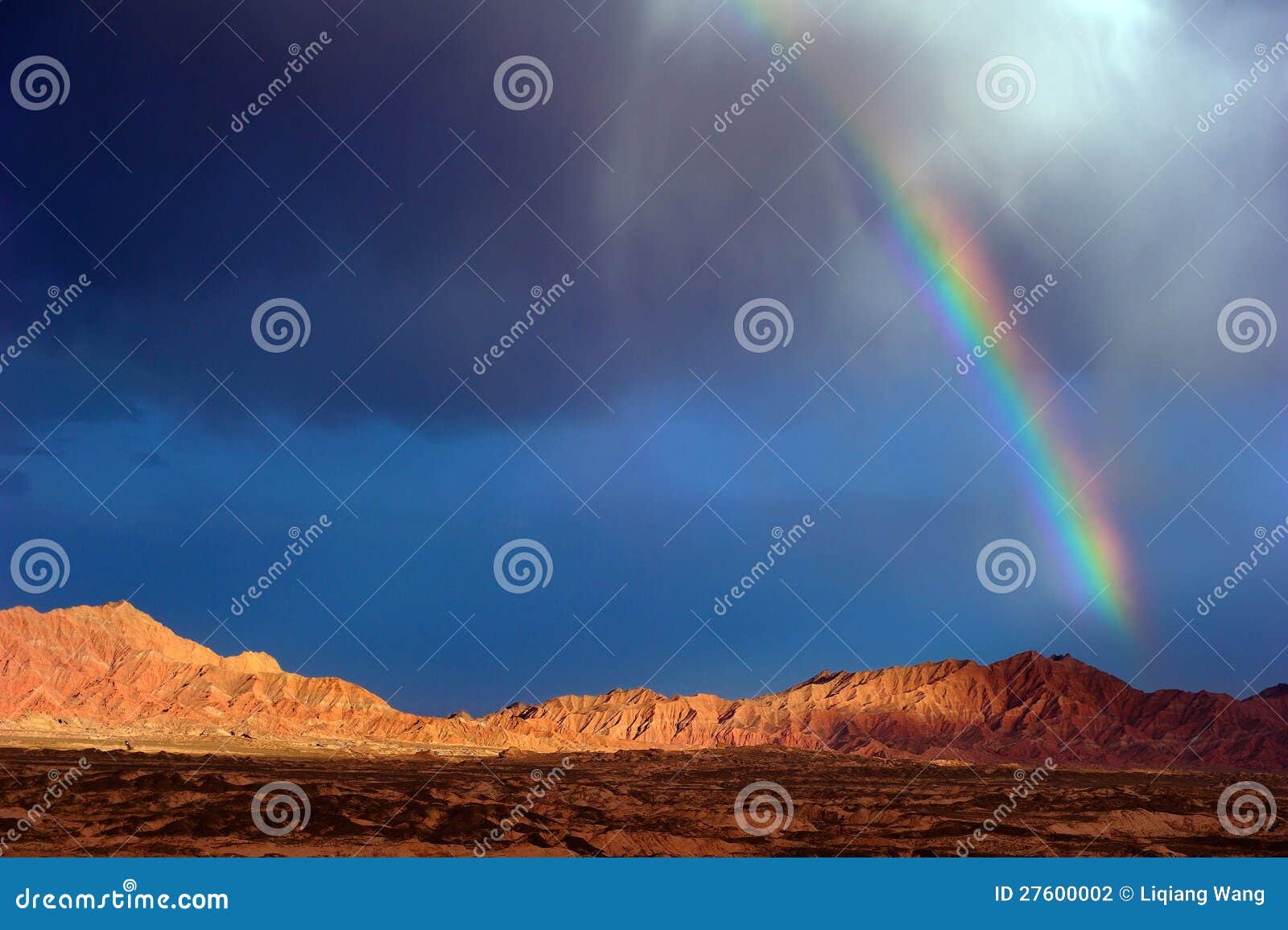Alpine Rainbow stock photo. Image of tundra, mountain - 27600002