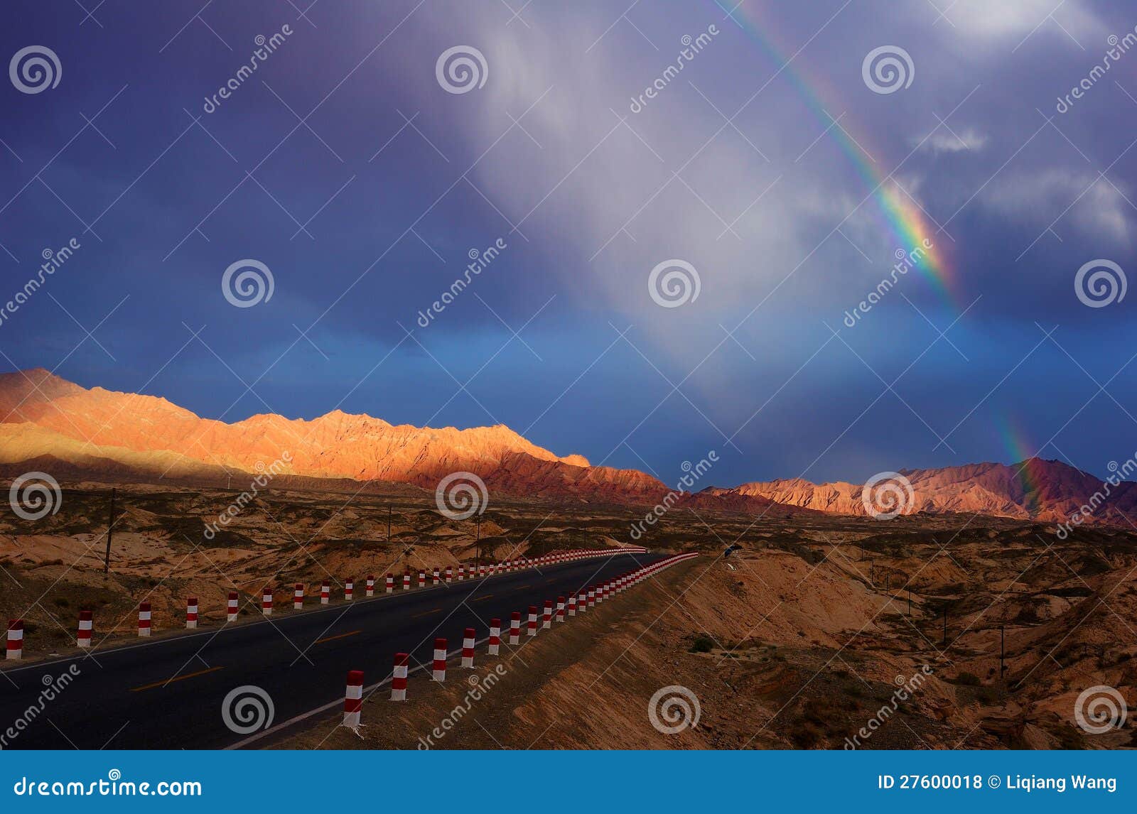 Alpine Rainbow stock photo. Image of fell, highland, horizon - 27600018