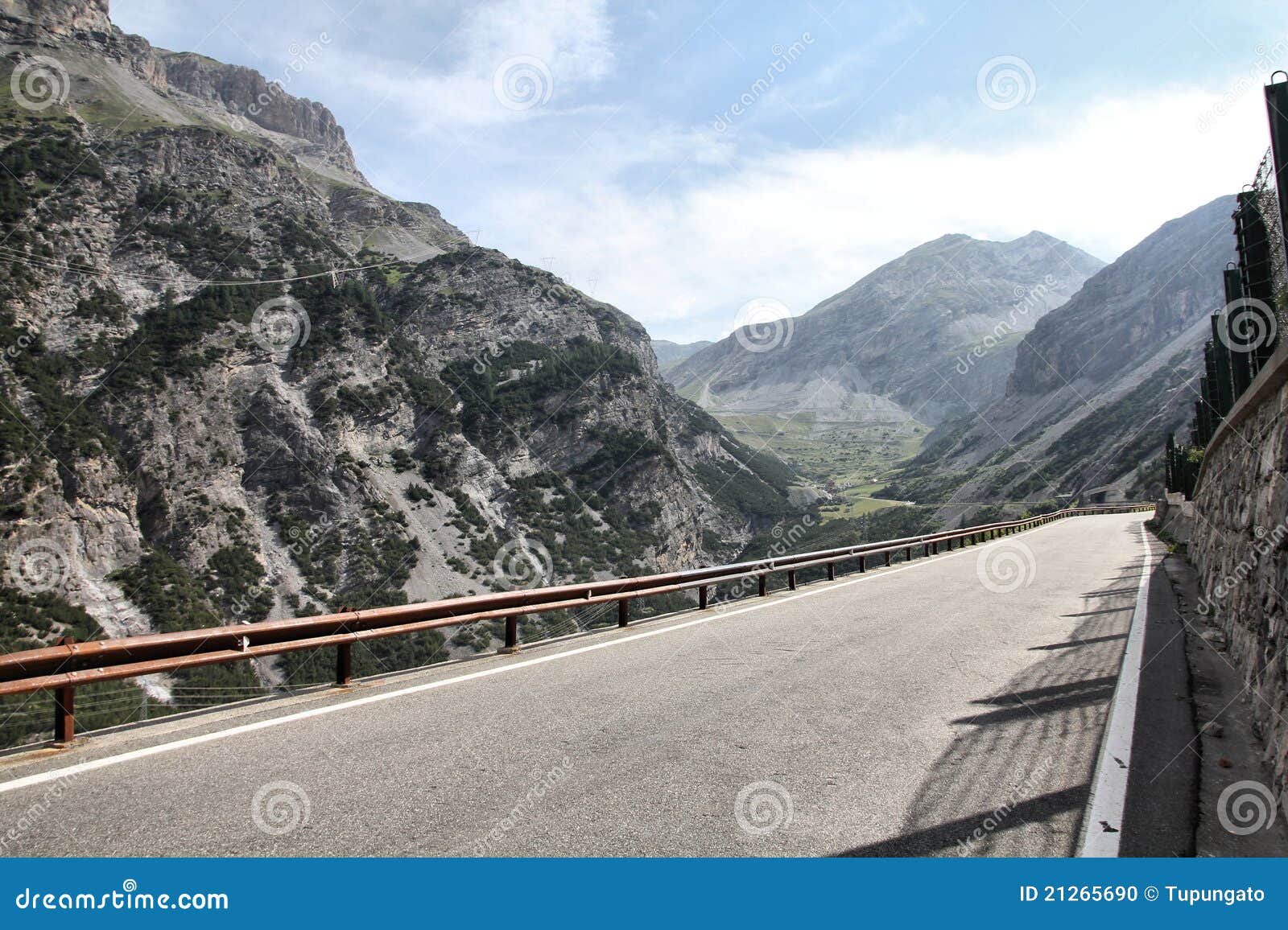 Alpine road in Italy stock photo. Image of beautiful - 21265690