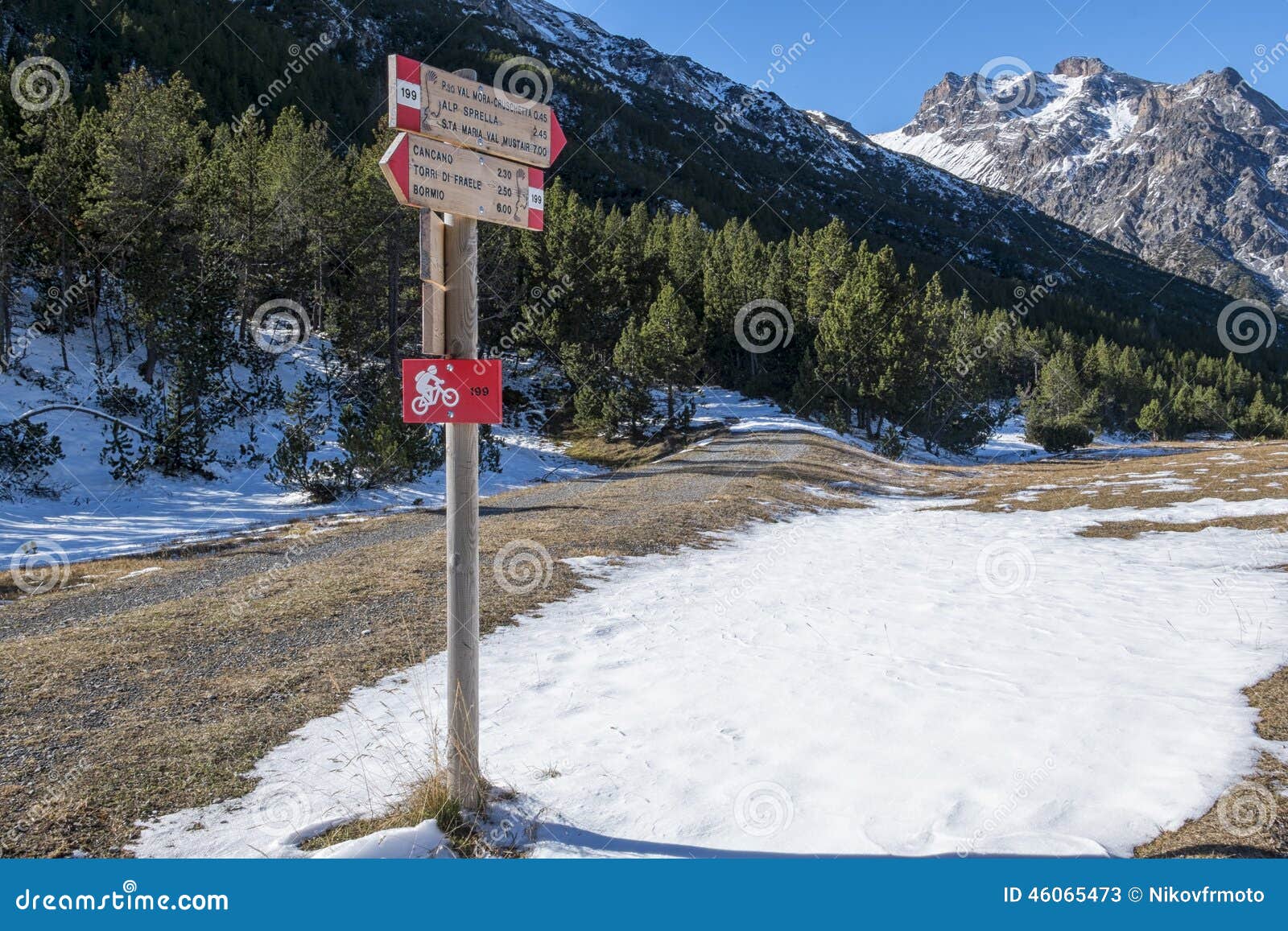 Alpine Road Signs Royalty-Free Stock Photography | CartoonDealer.com ...
