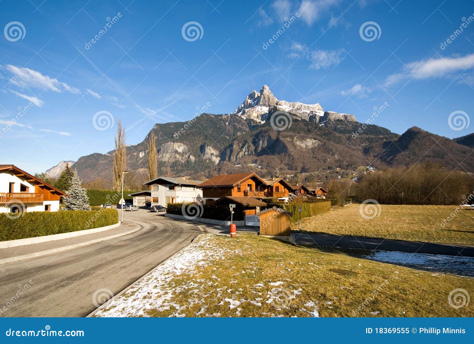 Alpine Scene stock image. Image of france, landscape - 18369555