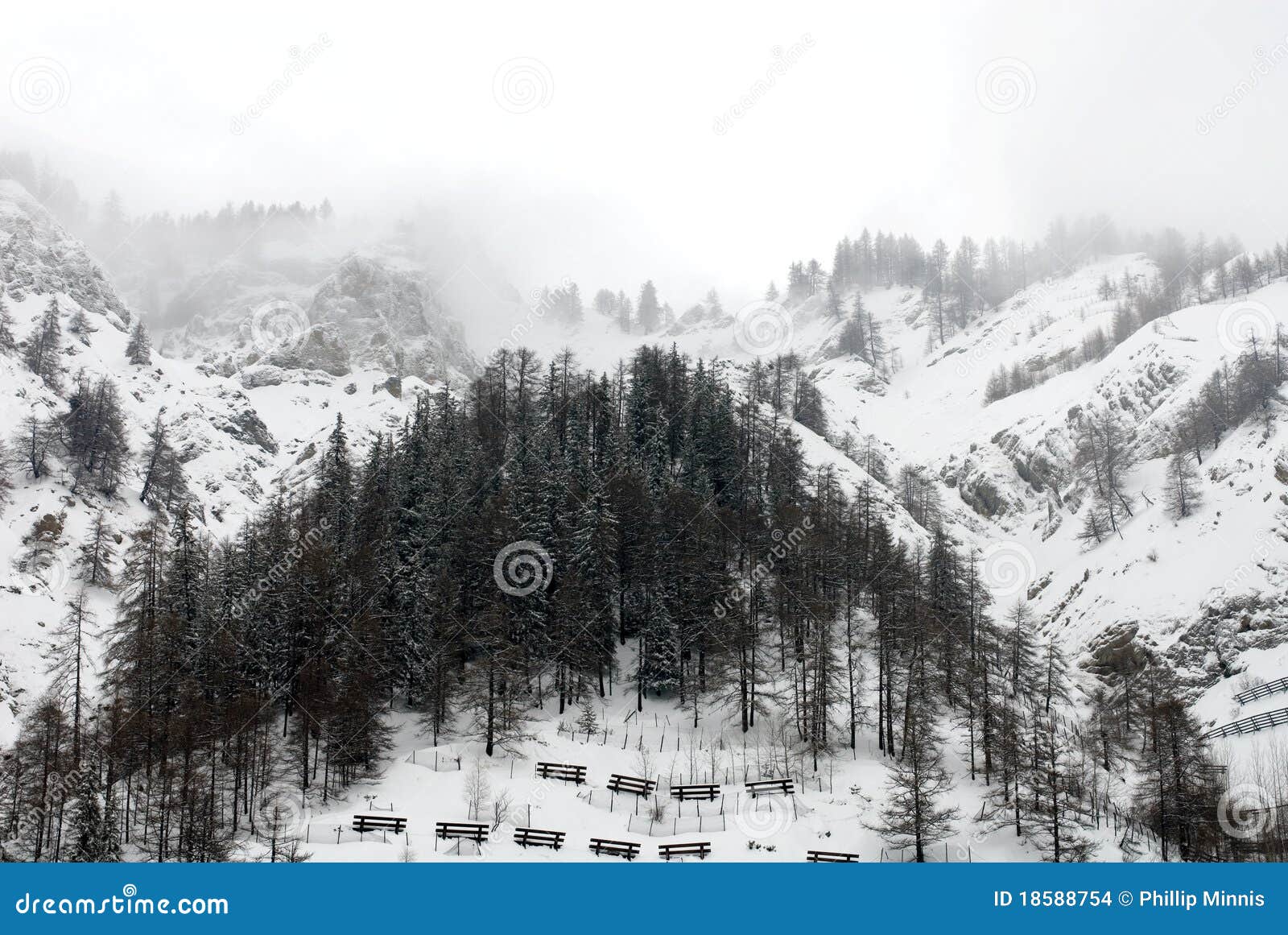 Alpine Scene, Italy stock photo. Image of high, season - 18588754