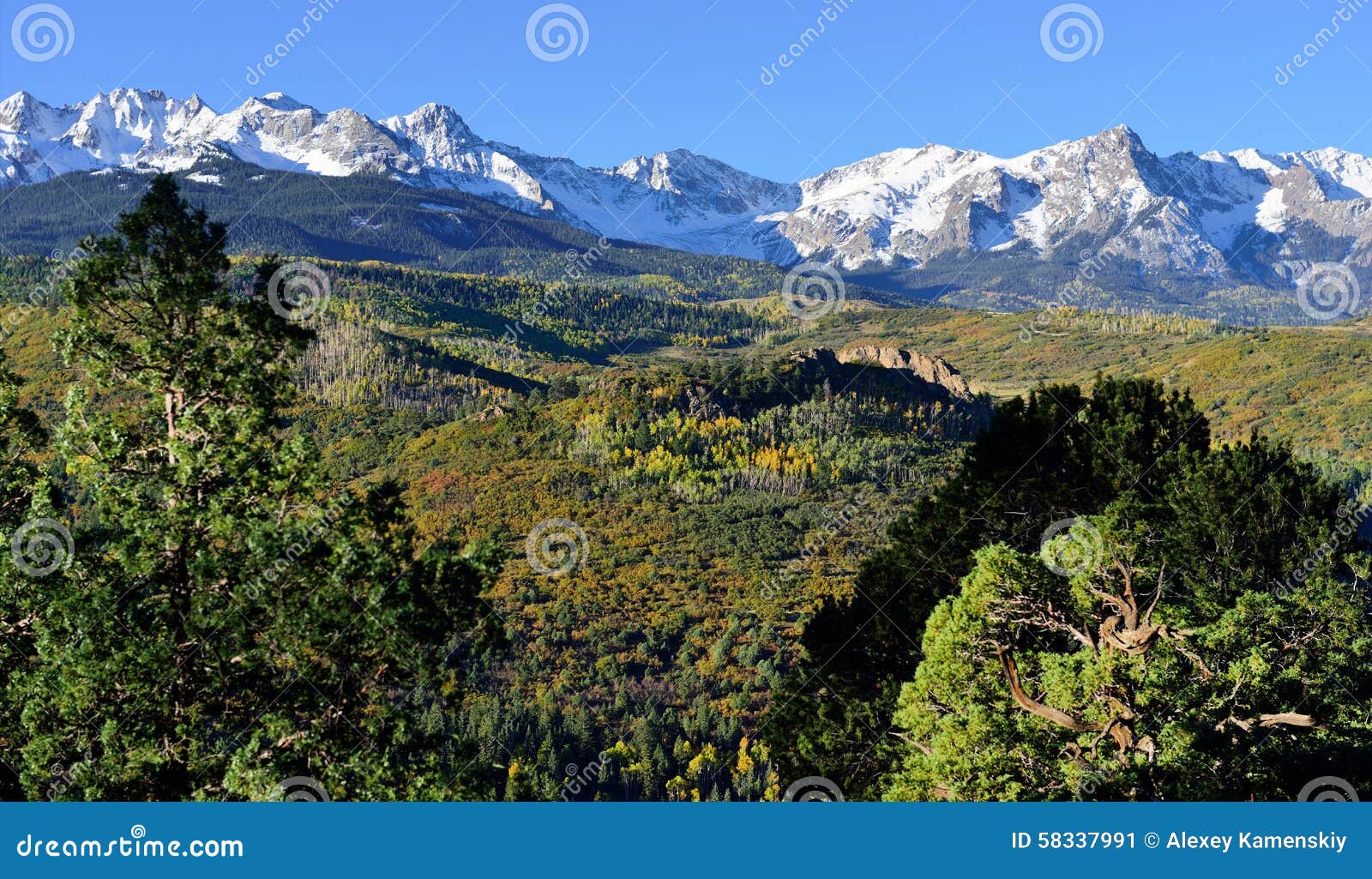 Alpine Scenery of Colorado during Foliage Stock Image - Image of lake ...