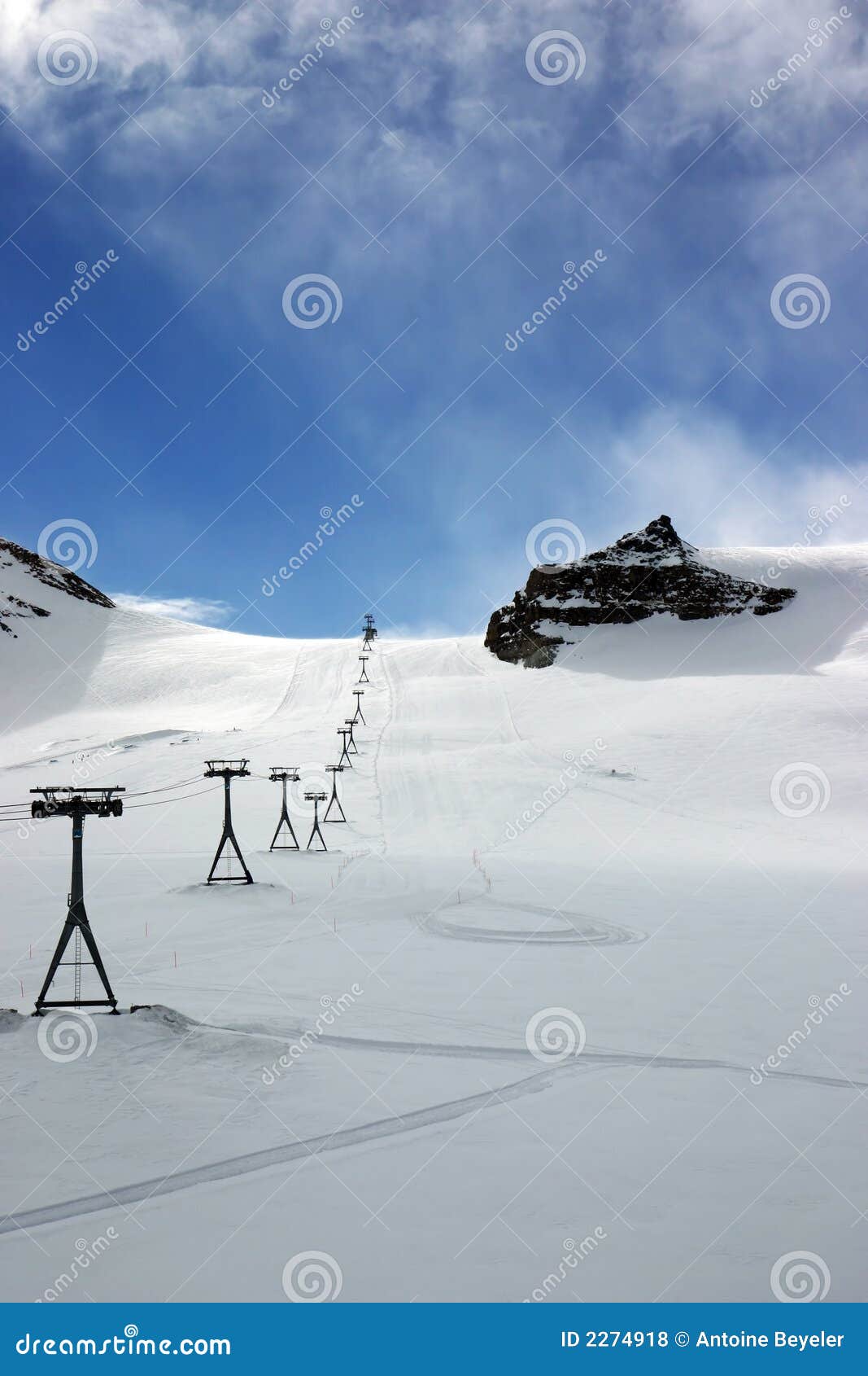Alpine ski slopes stock photo. Image of piste, swiss, mountains - 2274918