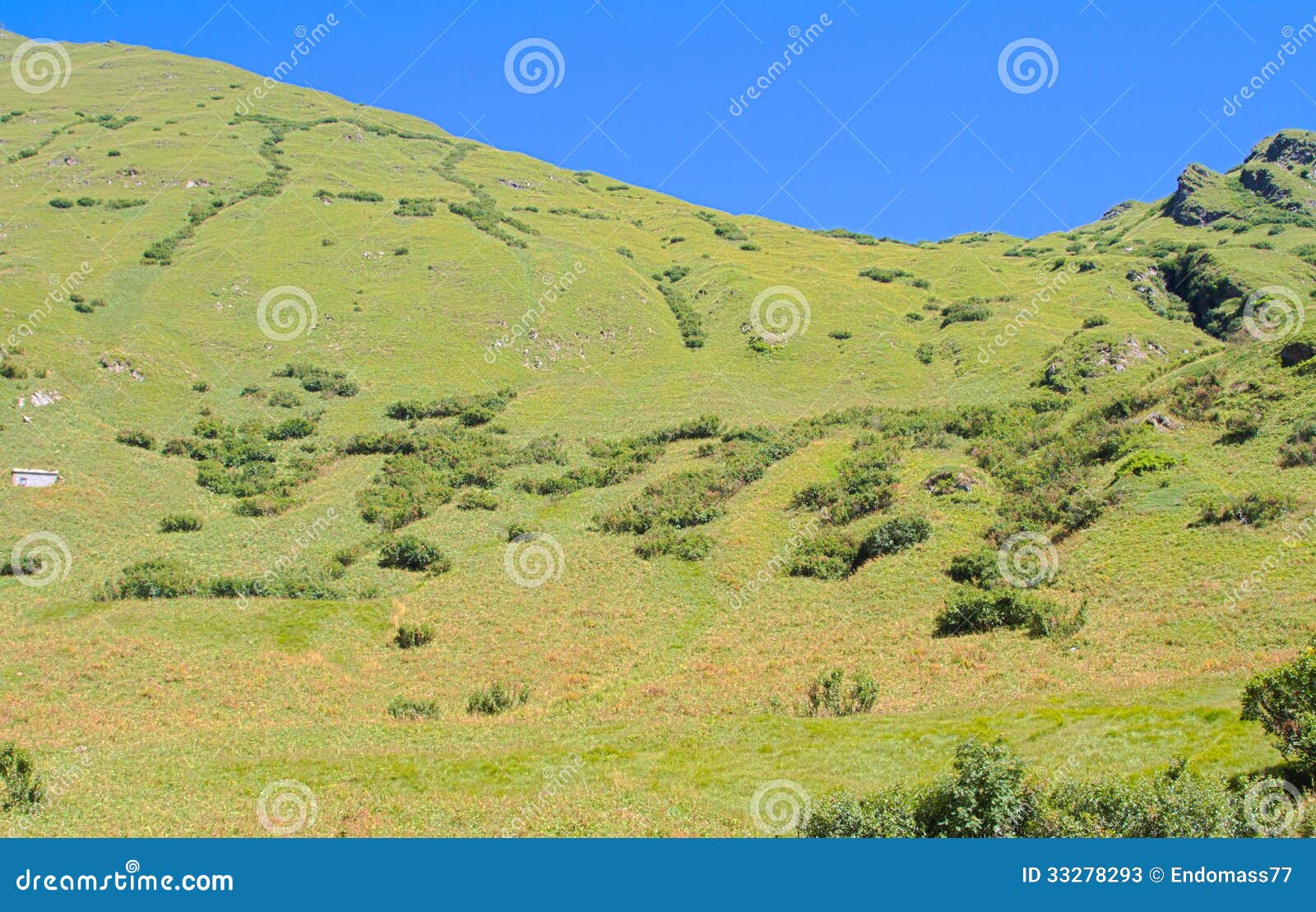 Alpine slope stock image. Image of mountains, mounts - 33278293