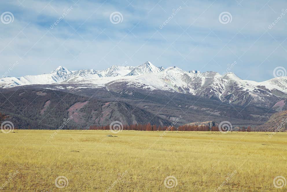 Alpine steppe stock image. Image of clear, fall, farm - 19073281