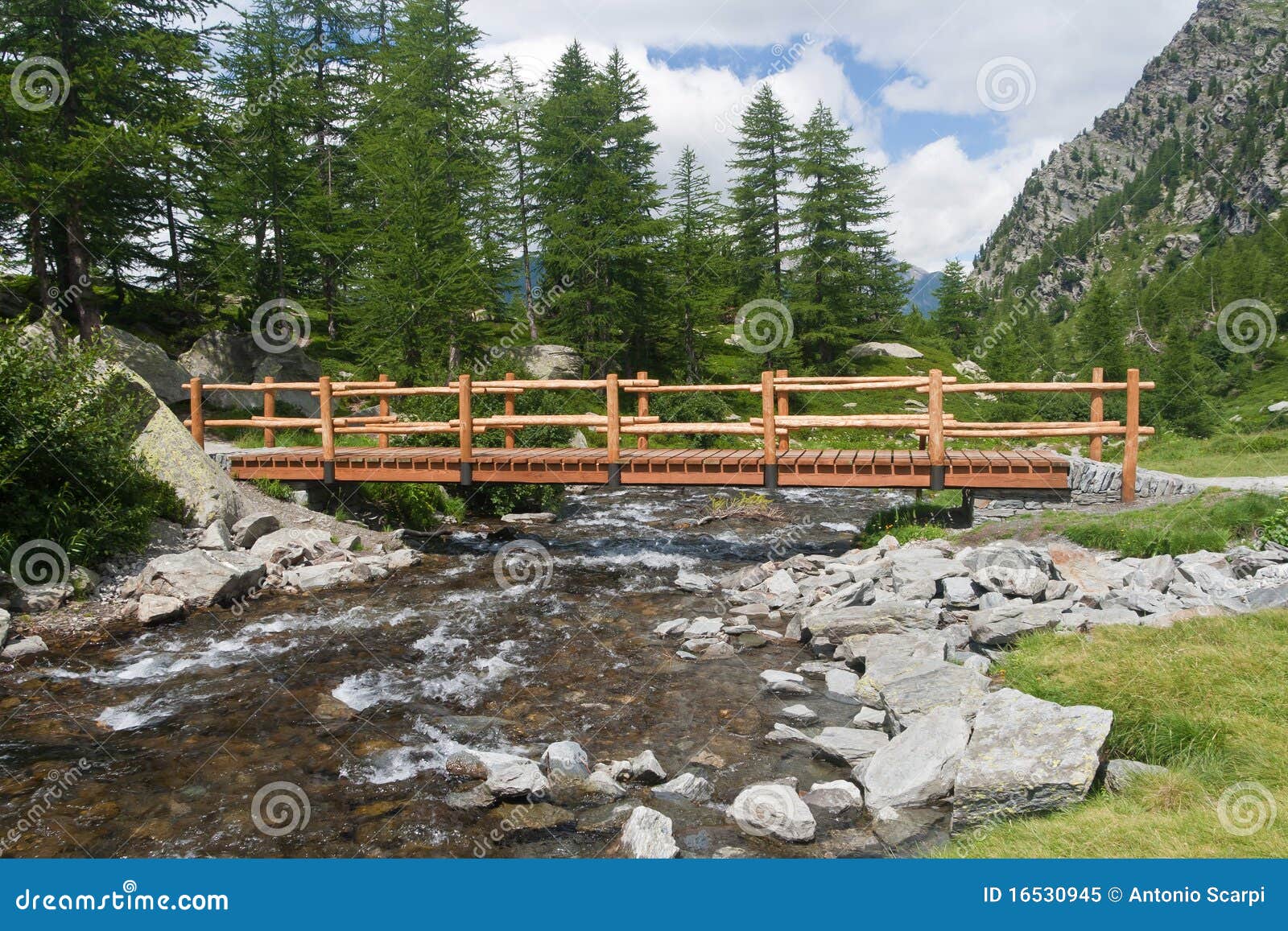 Alpine stream stock image. Image of fresh, arpy, outdoor - 16530945
