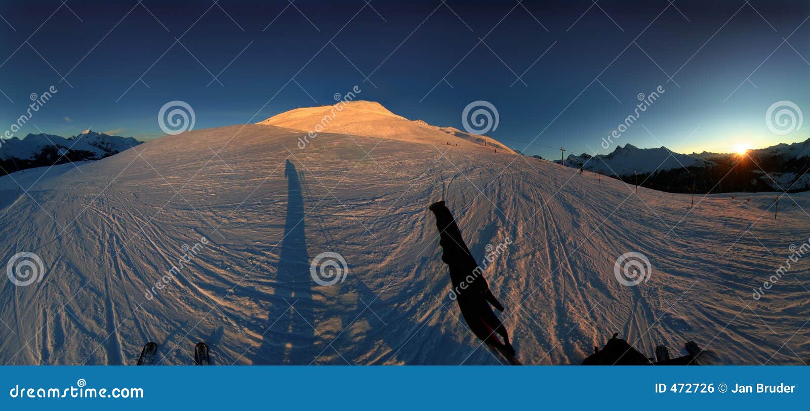 Alpine sunset 1 stock photo. Image of europe, assembled - 472726