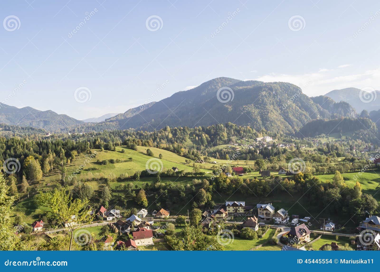 Alpine valley stock photo. Image of pasture, road, valley - 45445554
