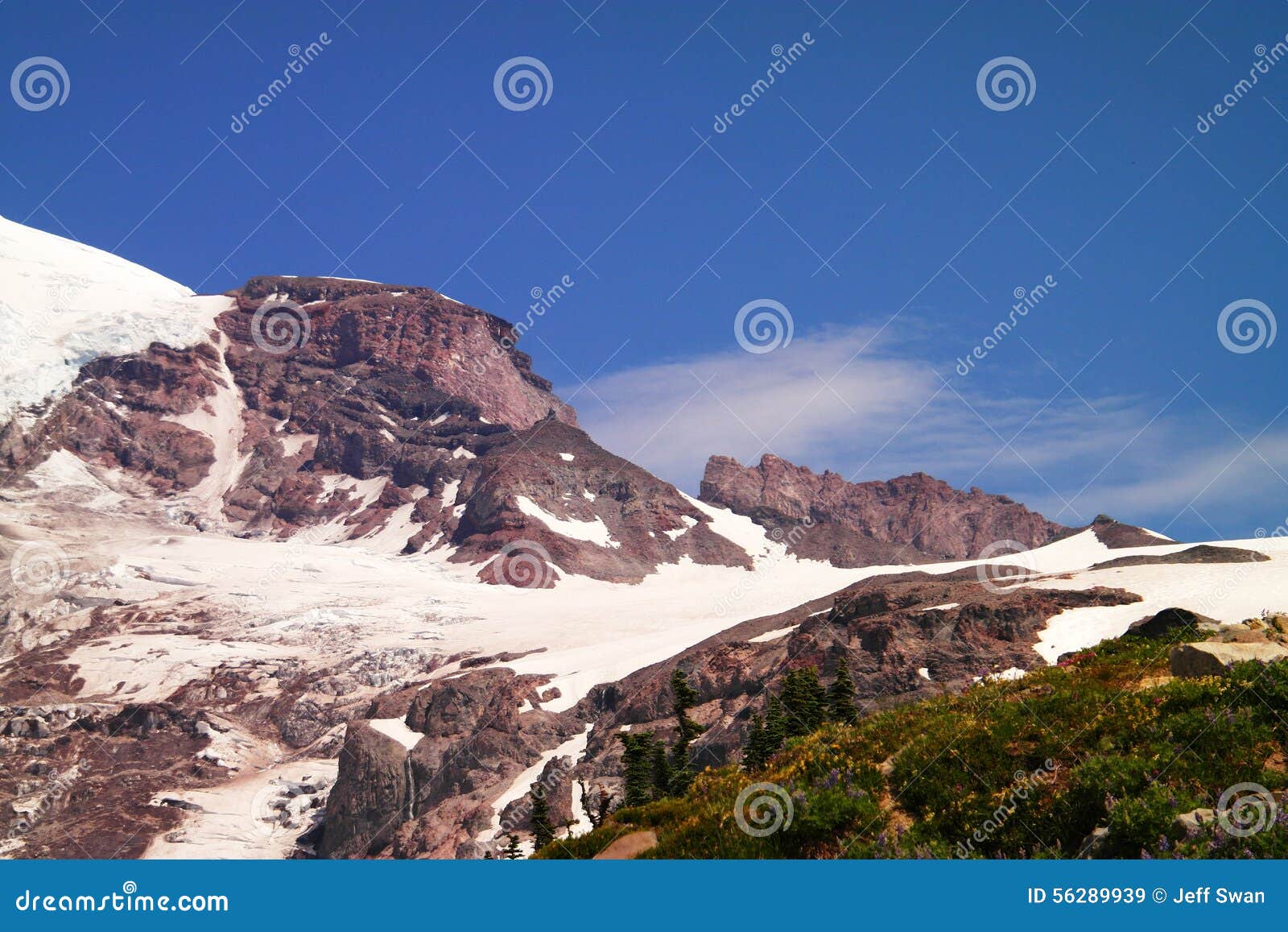 An alpine view stock image. Image of landscape, beauty - 56289939