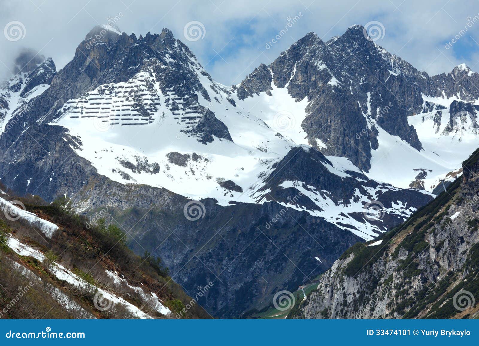 Alpine View (Vorarlberg,Austria) Stock Image - Image of bushes, rocky ...