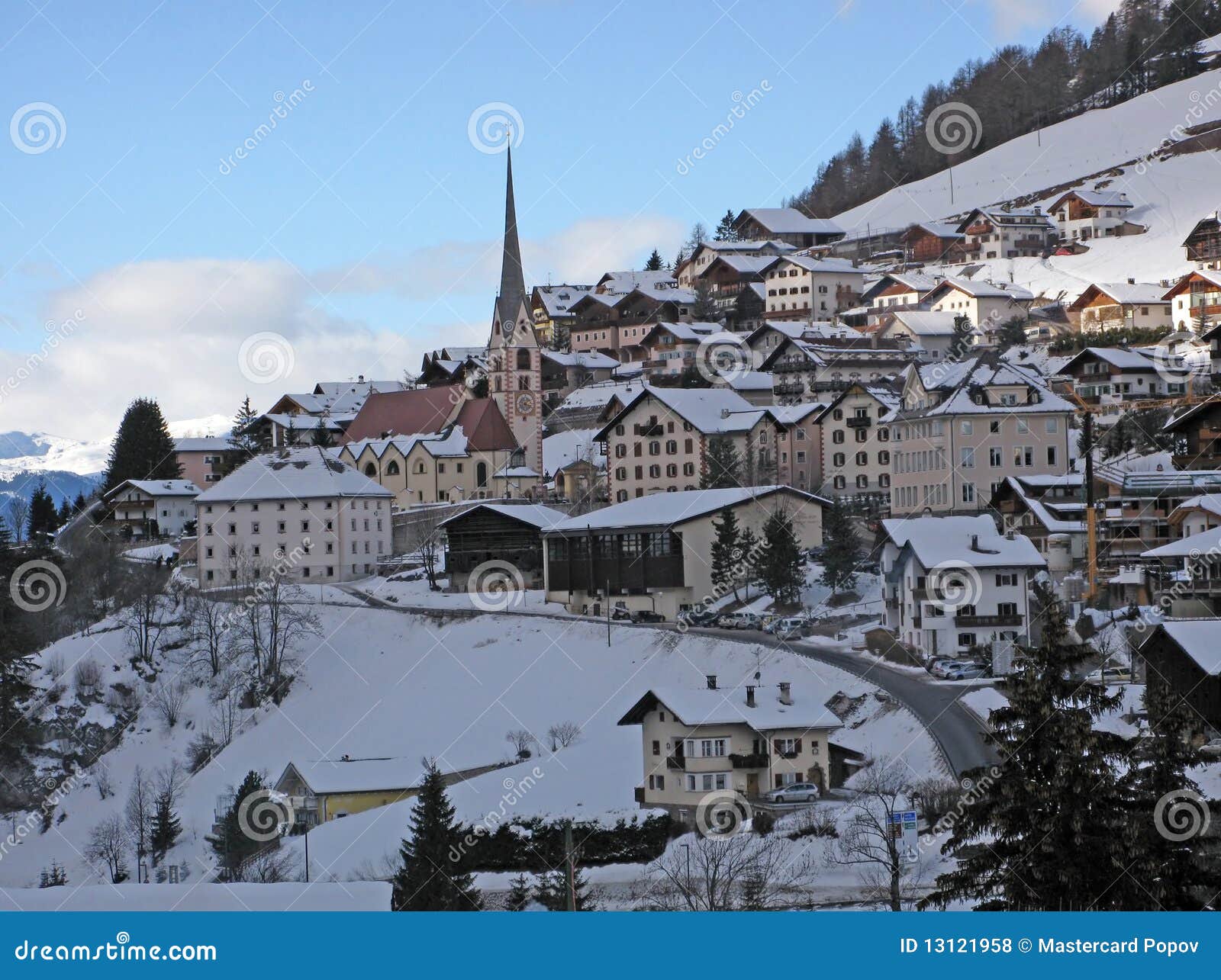 Alpine village stock photo. Image of beautiful, alpine - 13121958