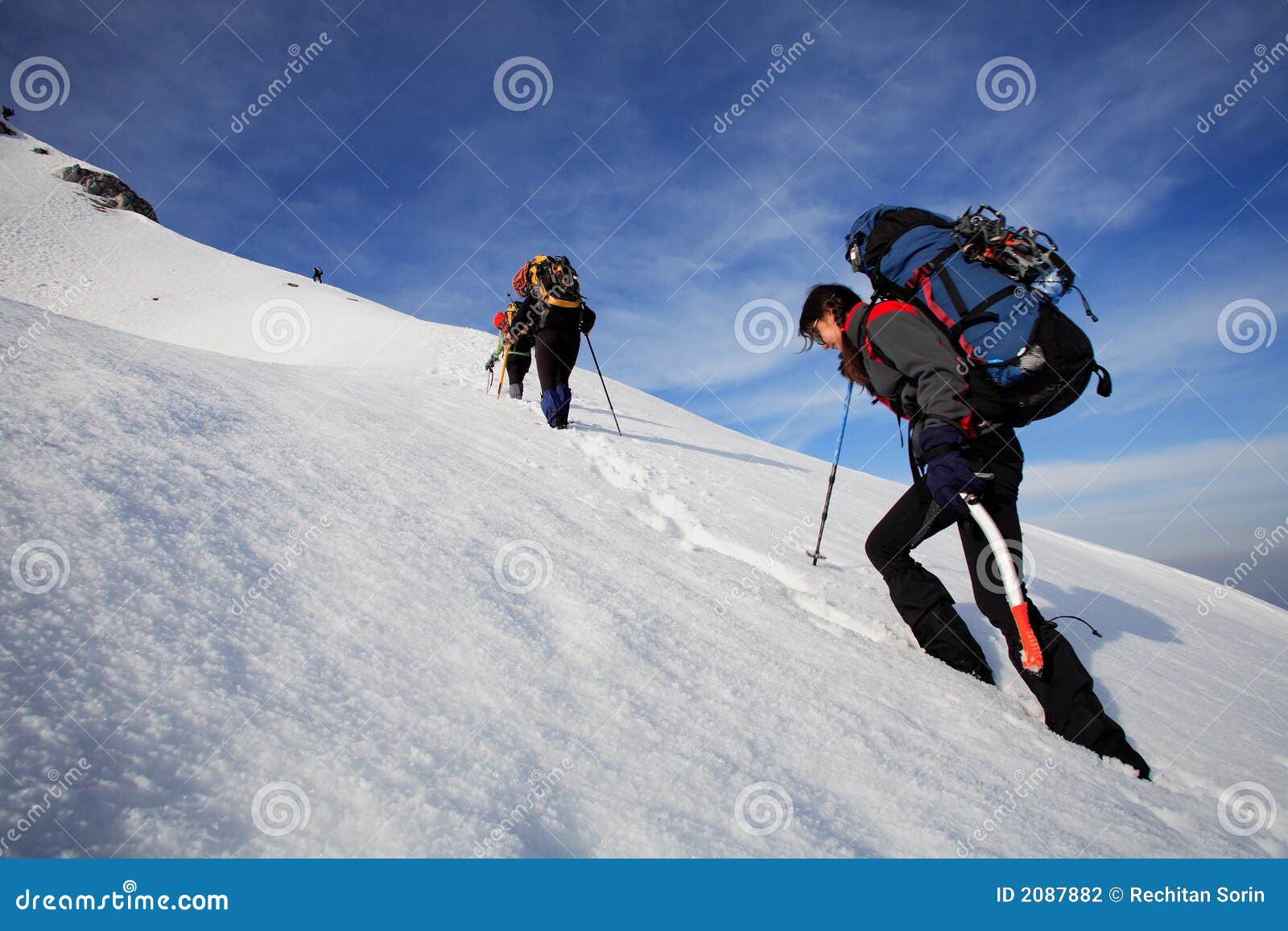 Alpine walk stock photo. Image of challenger, alpine, snow - 2087882