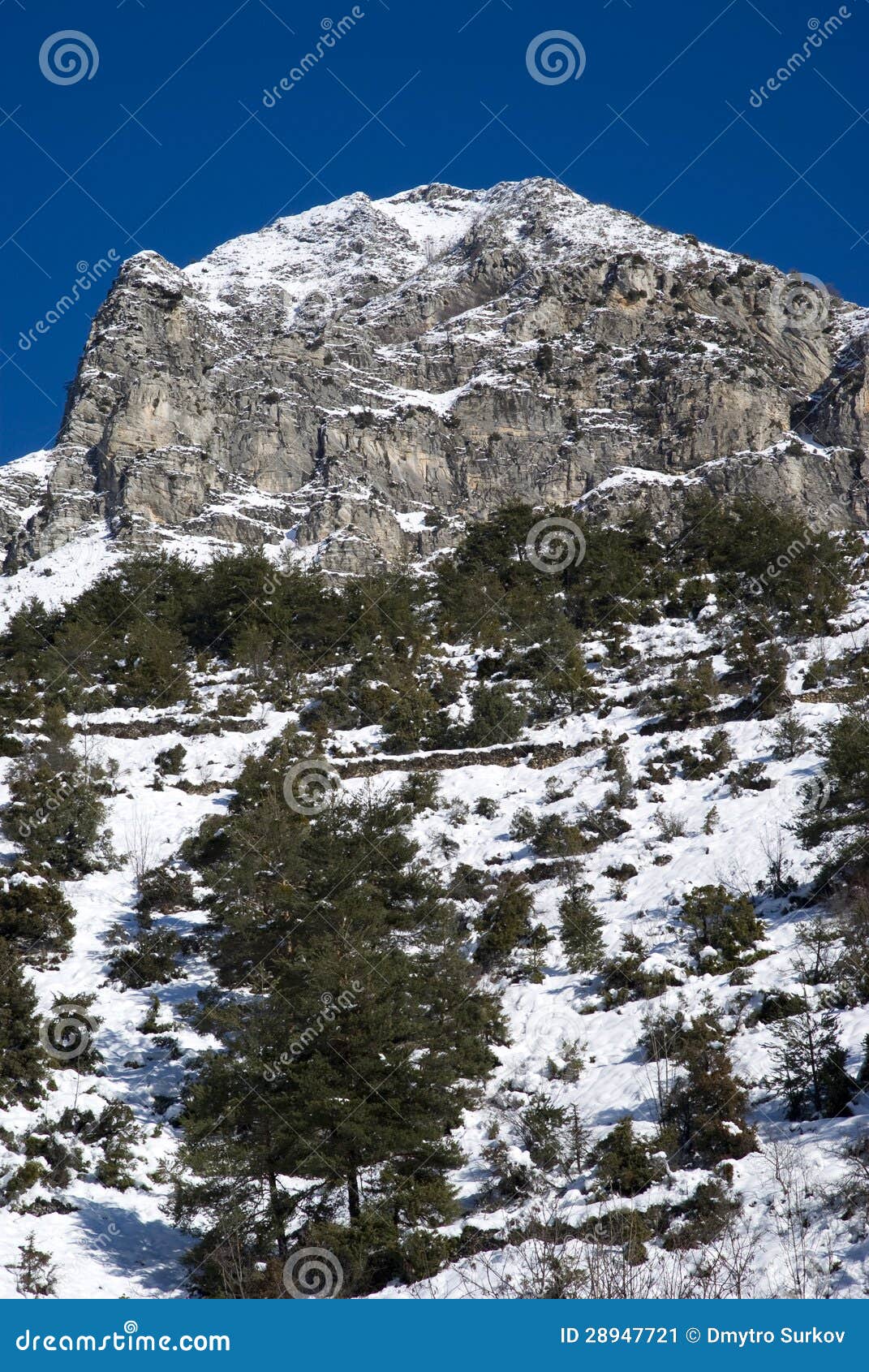 Alpine winter landscape stock image. Image of daytime - 28947721