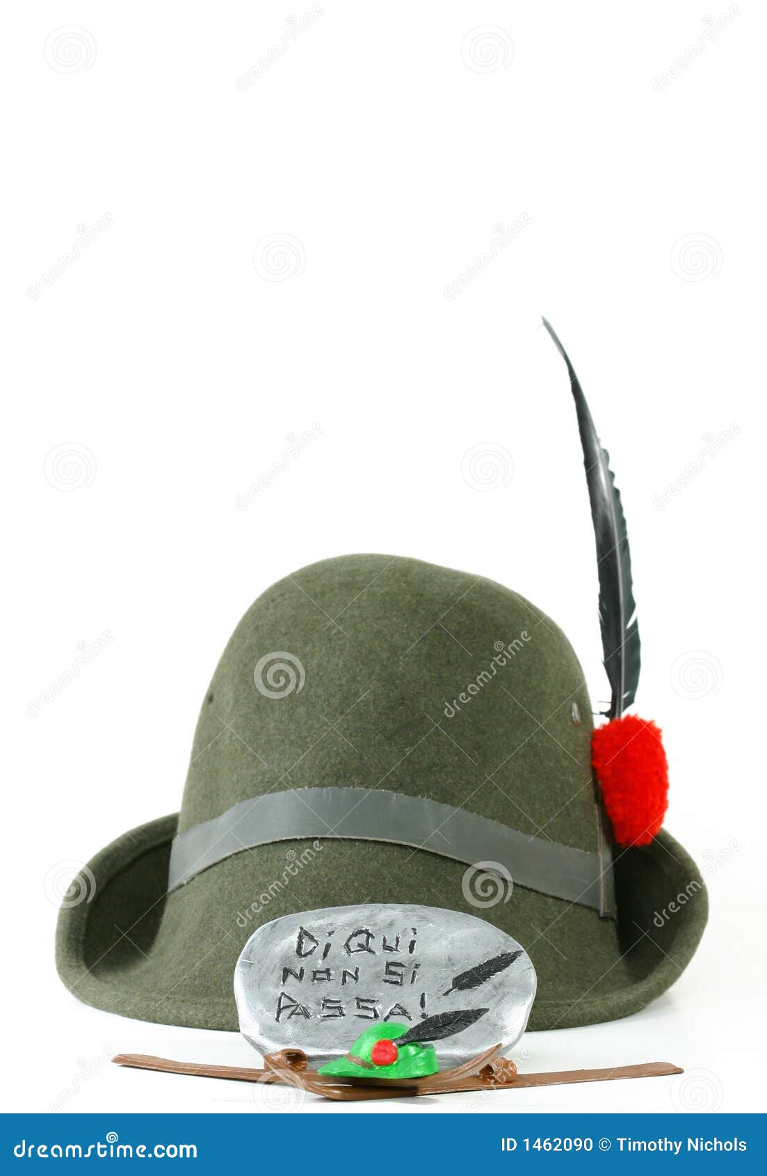 Alpini Skis and Hat and Motto Stock Photo - Image of elite, army: 1462090