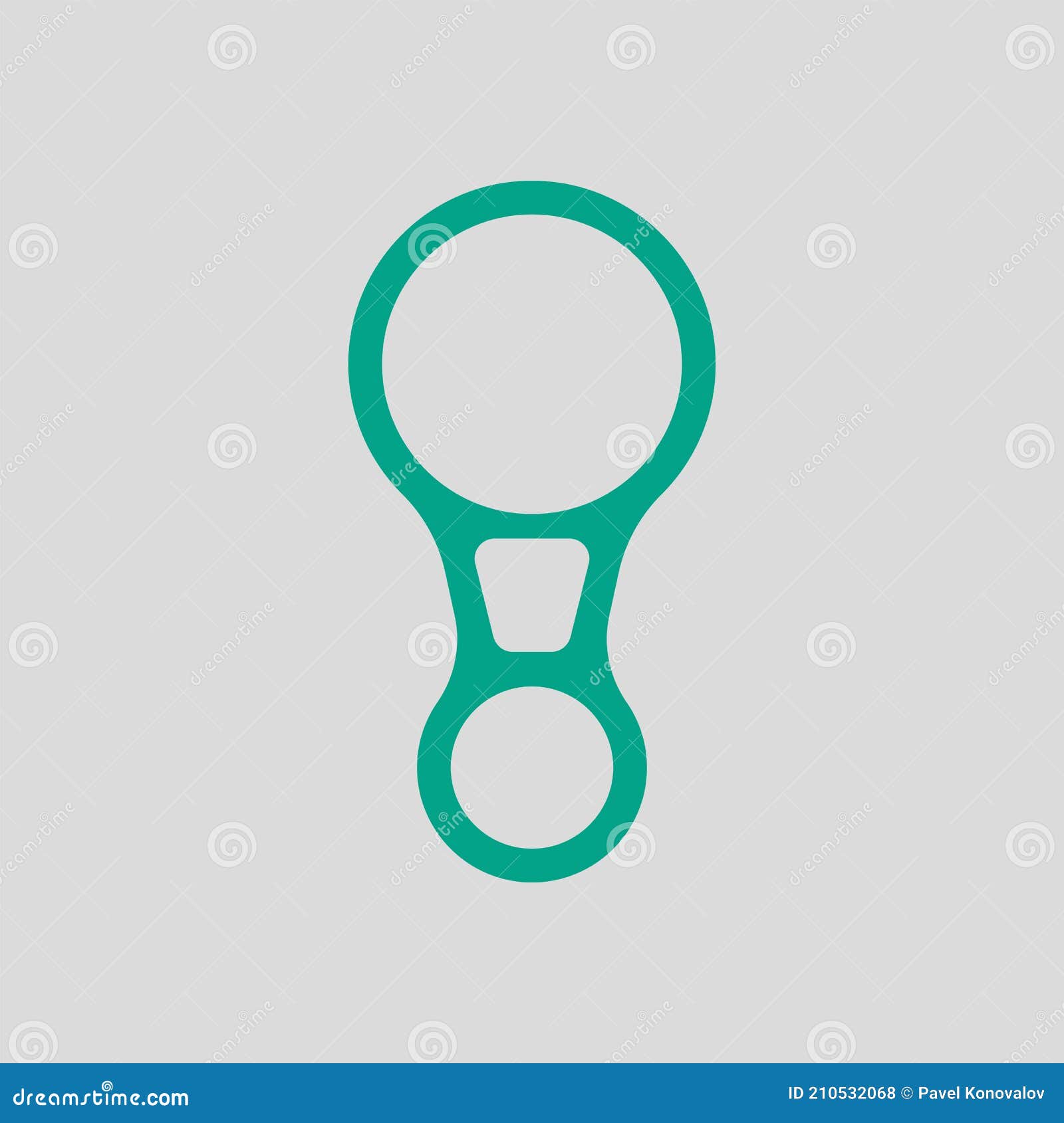 Alpinist Descender Icon Vector Illustration | CartoonDealer.com #253954218