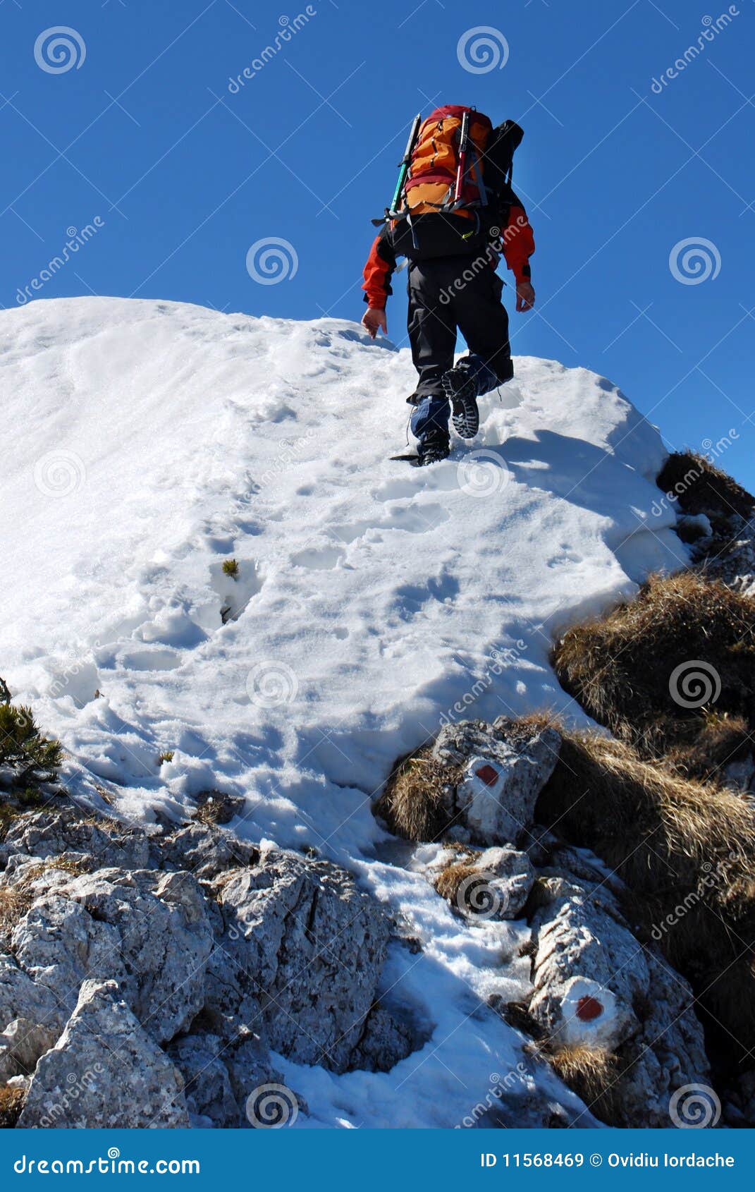Alpinista immagine stock. Immagine di alpinista, alpinismo - 11568469