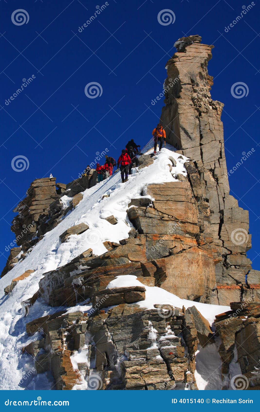 Alpinists stock photo. Image of scenery, active, park - 4015140