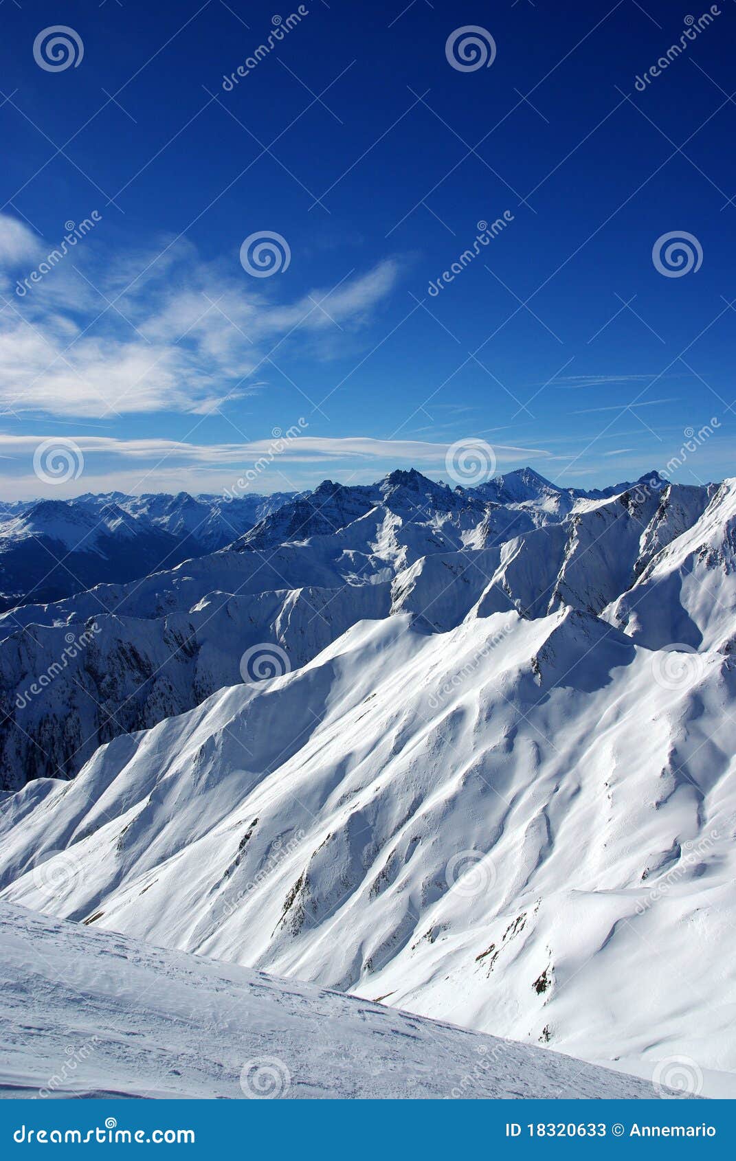 Austrian Alps stock image. Image of vista, peaks, active - 18320633
