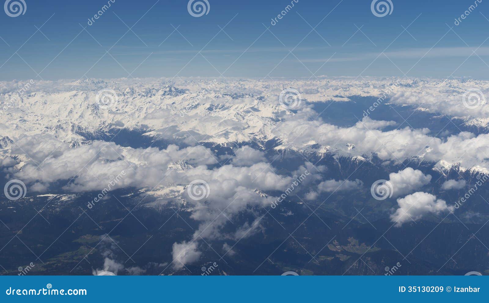 Alps Aerial view stock image. Image of hiking, european - 35130209