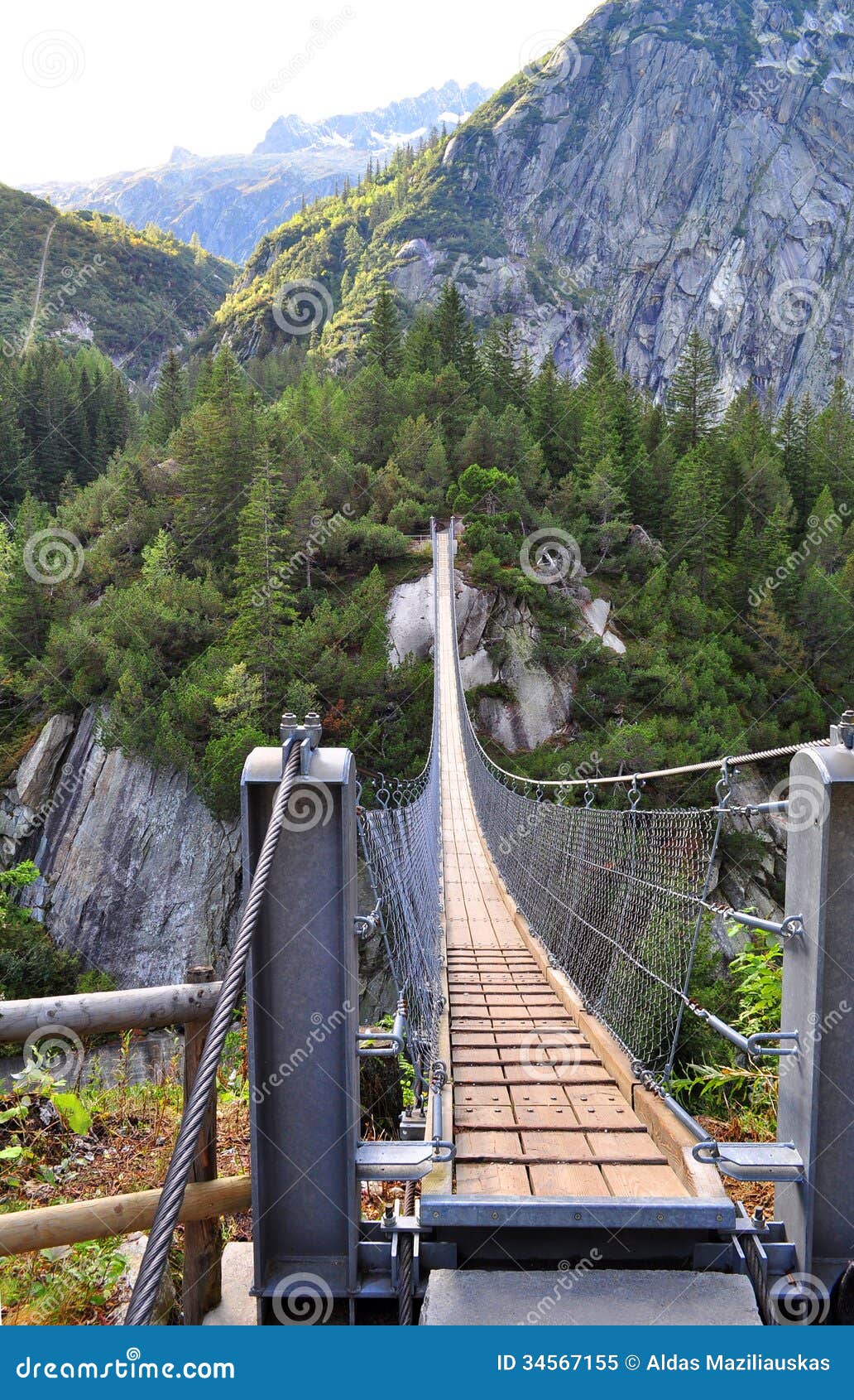 Alps and bridge stock image. Image of spring, summer - 34567155
