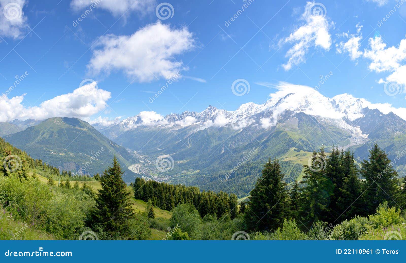 Alps Chamonix stock image. Image of alps, landscape, beautiful - 22110961