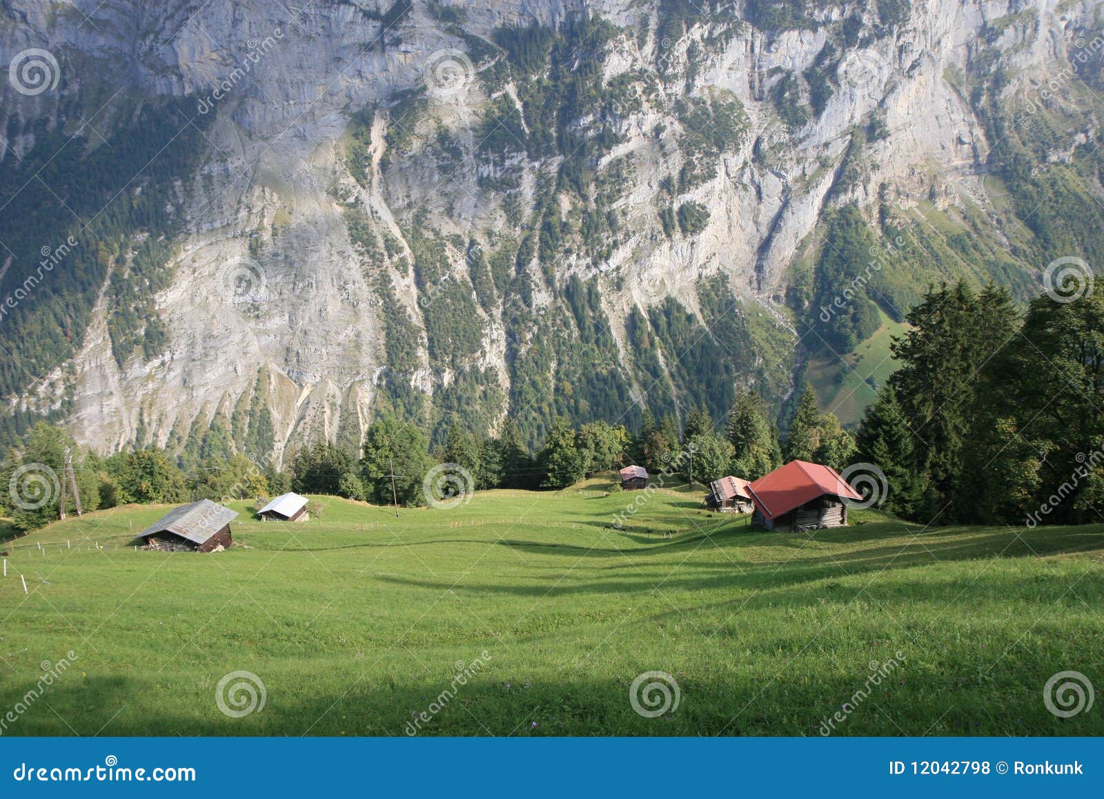 Alps Hut in Gimmelwald Switzerland Stock Photo - Image of folk, nature ...