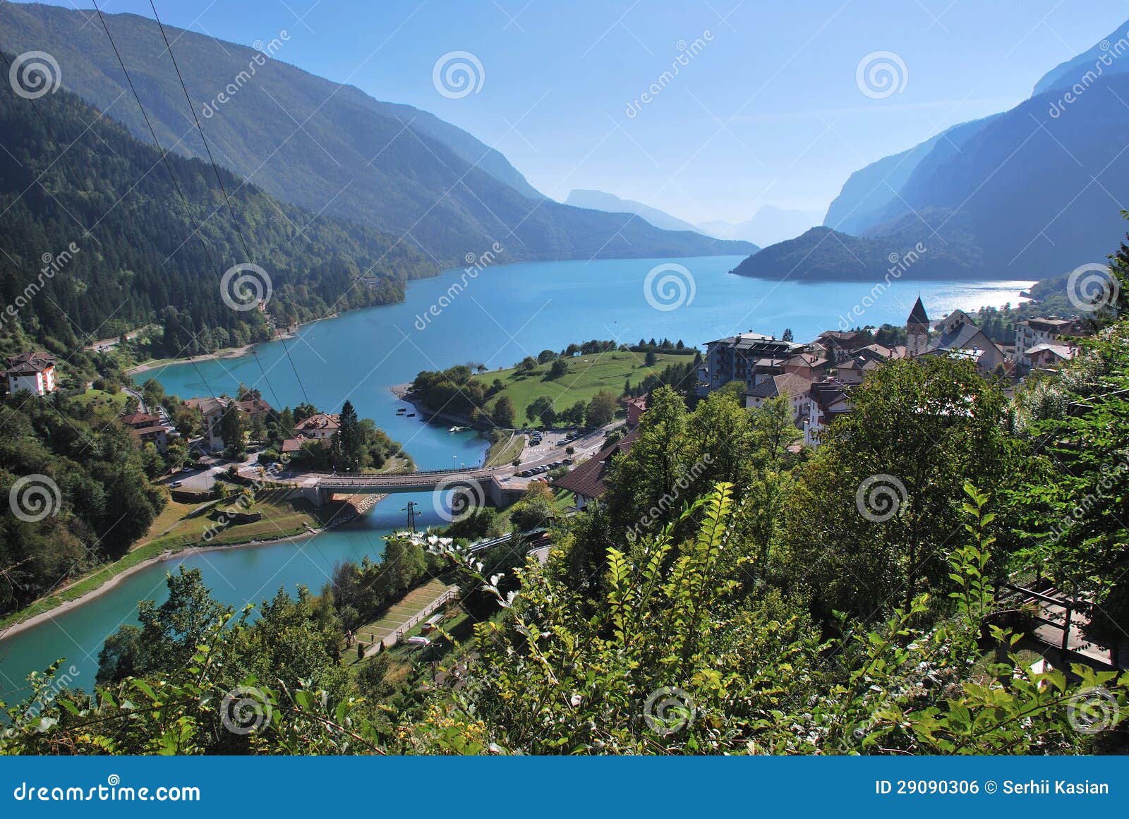 Alps lake in Italy stock photo. Image of alpine, highland - 29090306