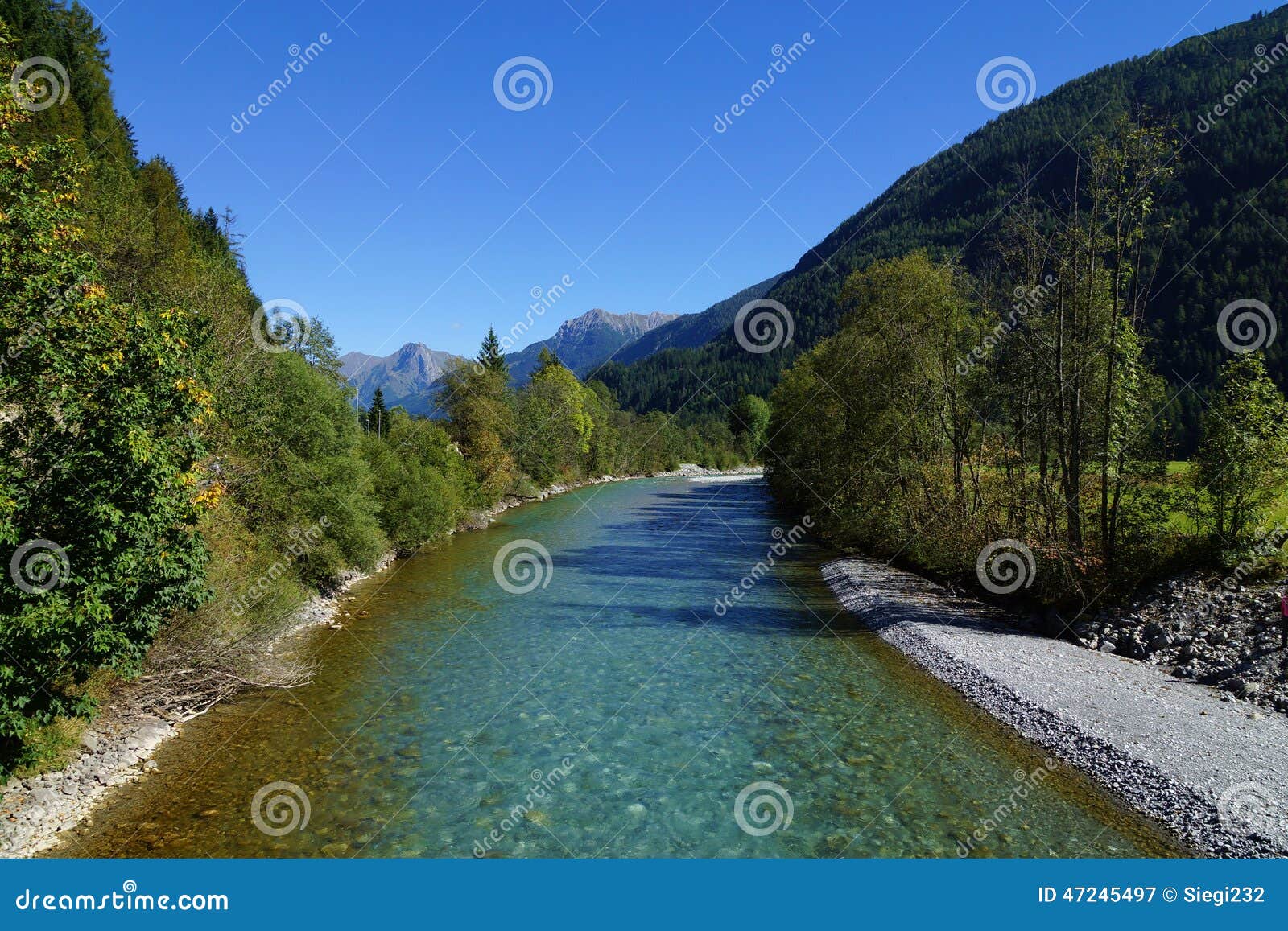 Alps stock image. Image of river, clear, recreation, pure - 47245497