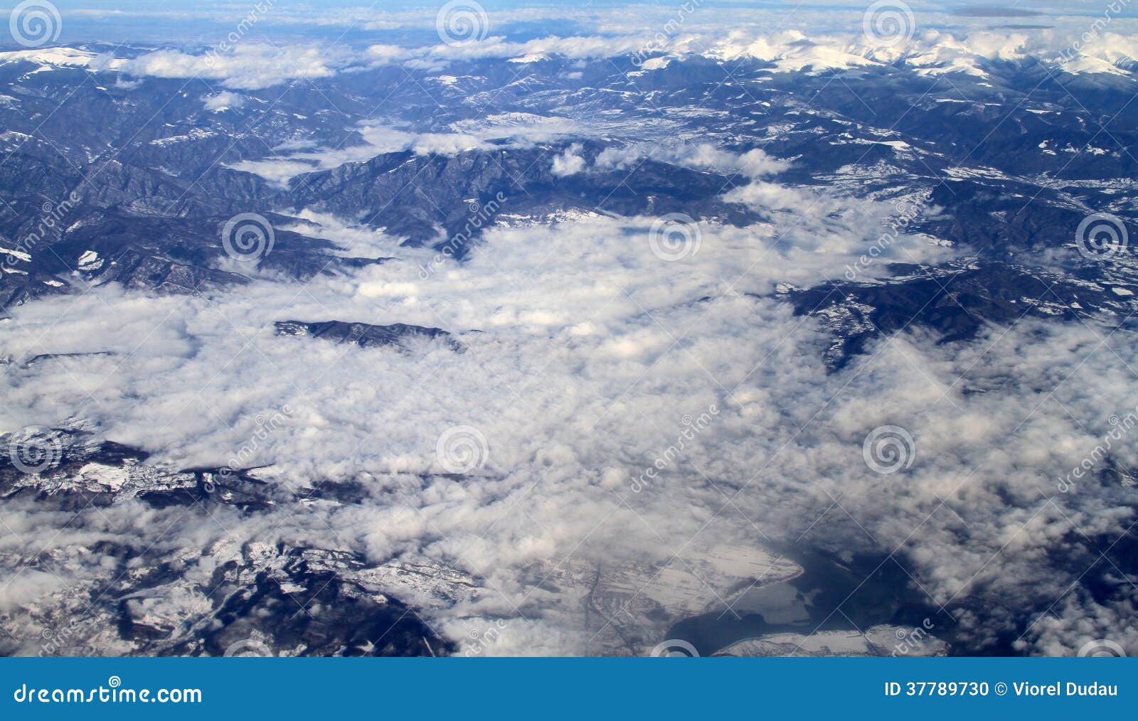 Alps Mountains aerial view stock photo. Image of rock - 37789730