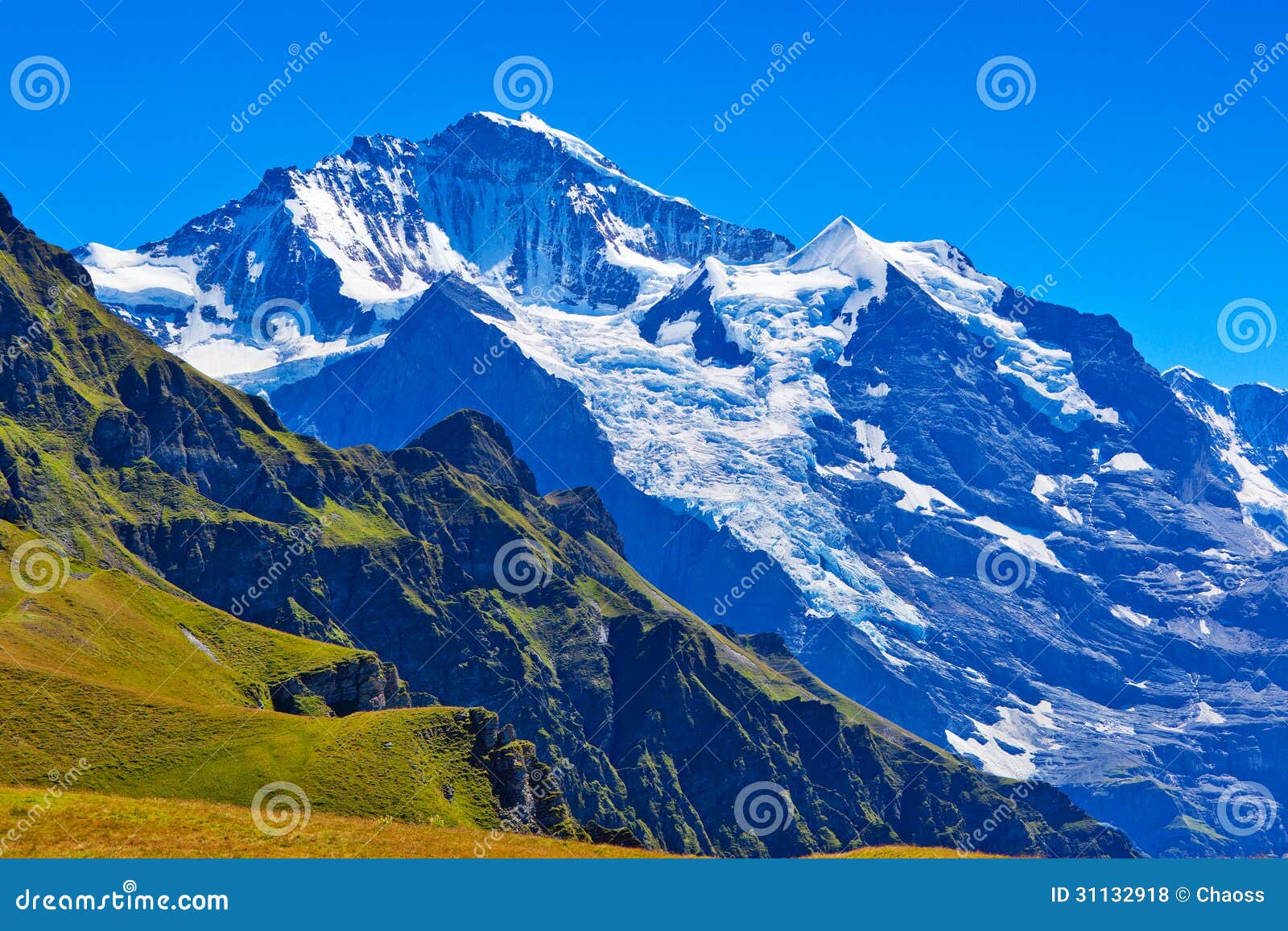 Alps mountains stock photo. Image of grass, landscape - 31132918