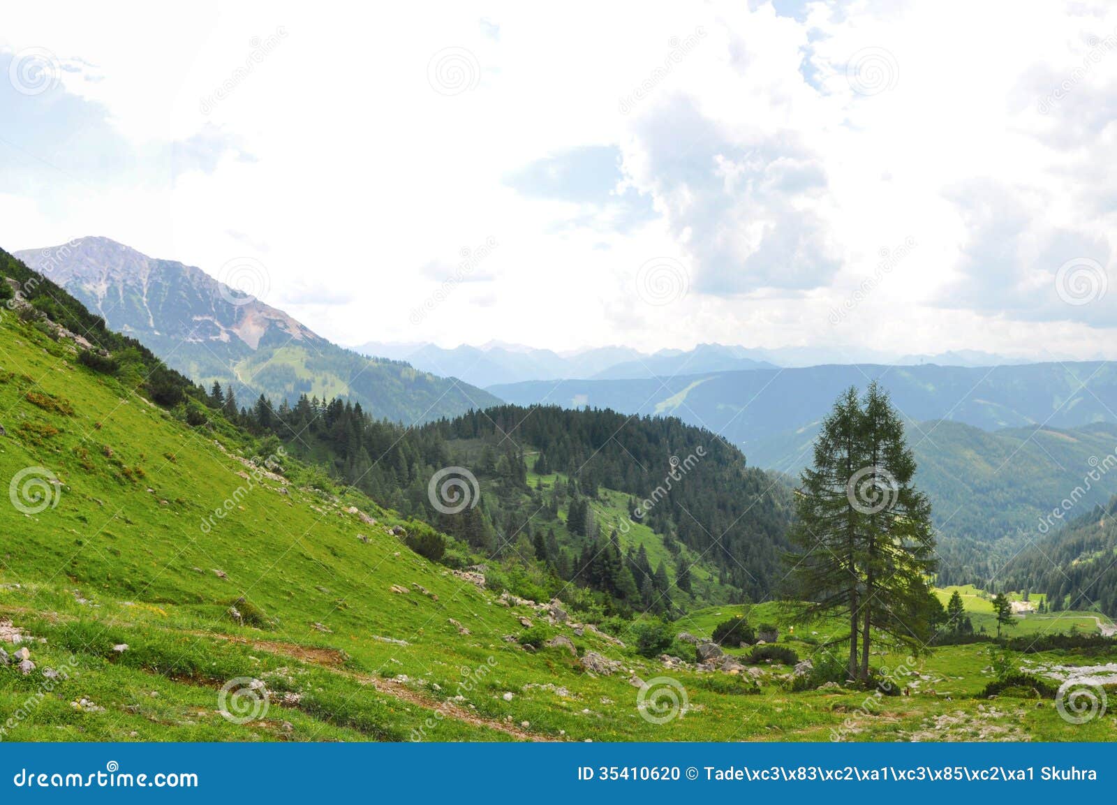 Alps nature stock photo. Image of hiking, austria, summer - 35410620