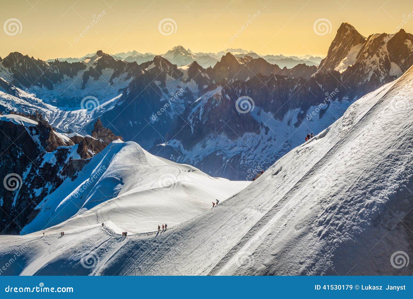 The Alps over Chamonix stock image. Image of outdoor - 41530179