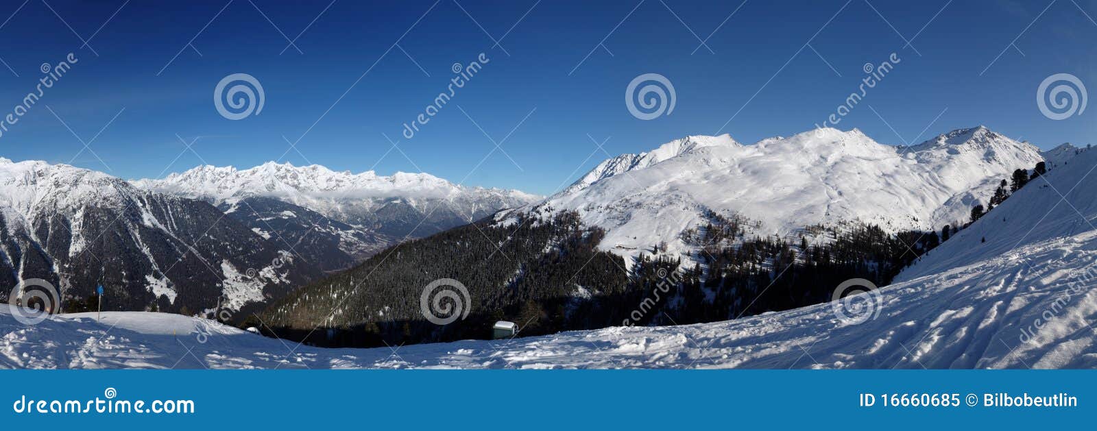 Alps Panorama stock image. Image of adventure, ridge - 16660685