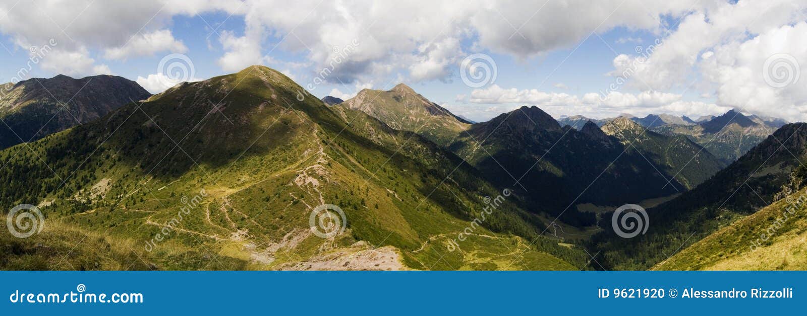 Alps panorama stock photo. Image of natural, peak, wide - 9621920