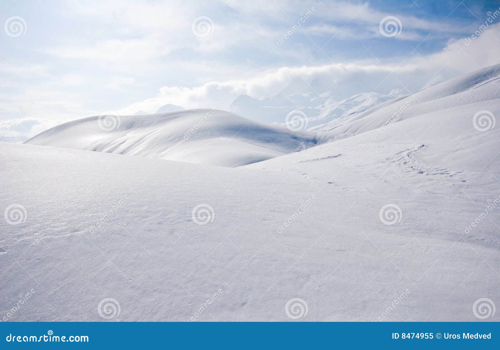 Alps in snow stock image. Image of panorama, north, freeze - 8474955