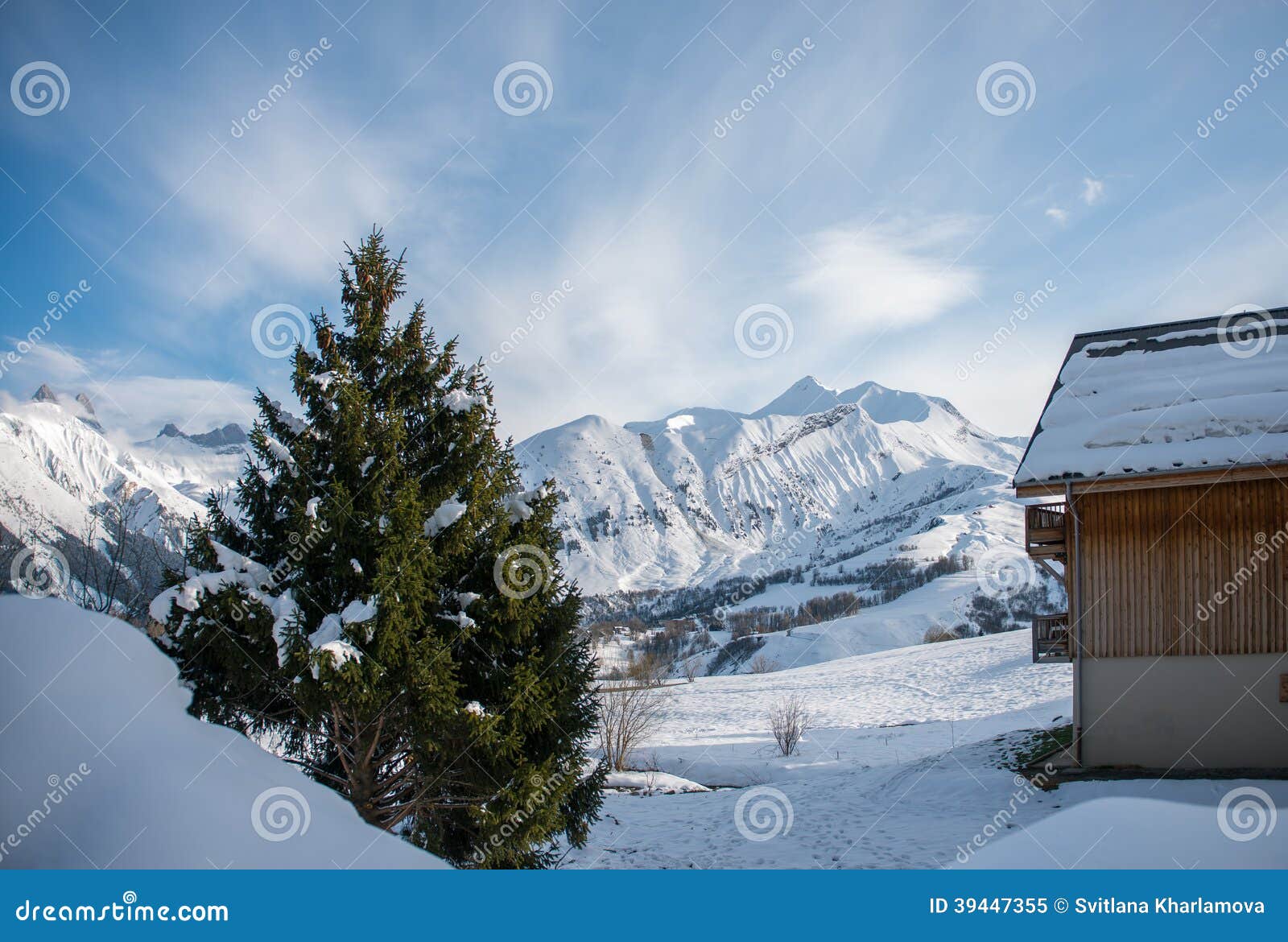 Alps stock image. Image of sunny, winter, year, mountain - 39447355