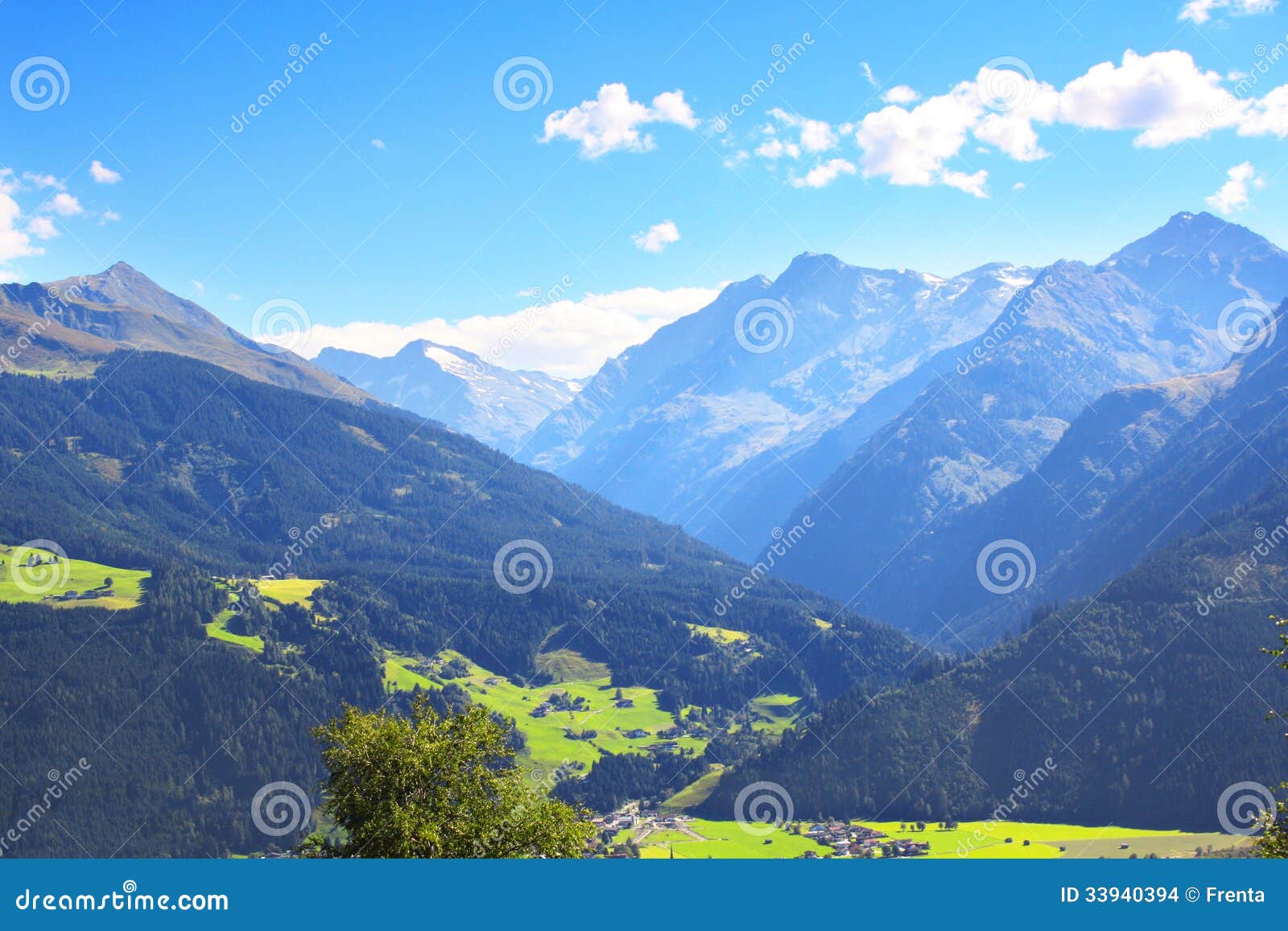 Alps in Tirol, Austria stock photo. Image of horizontal - 33940394