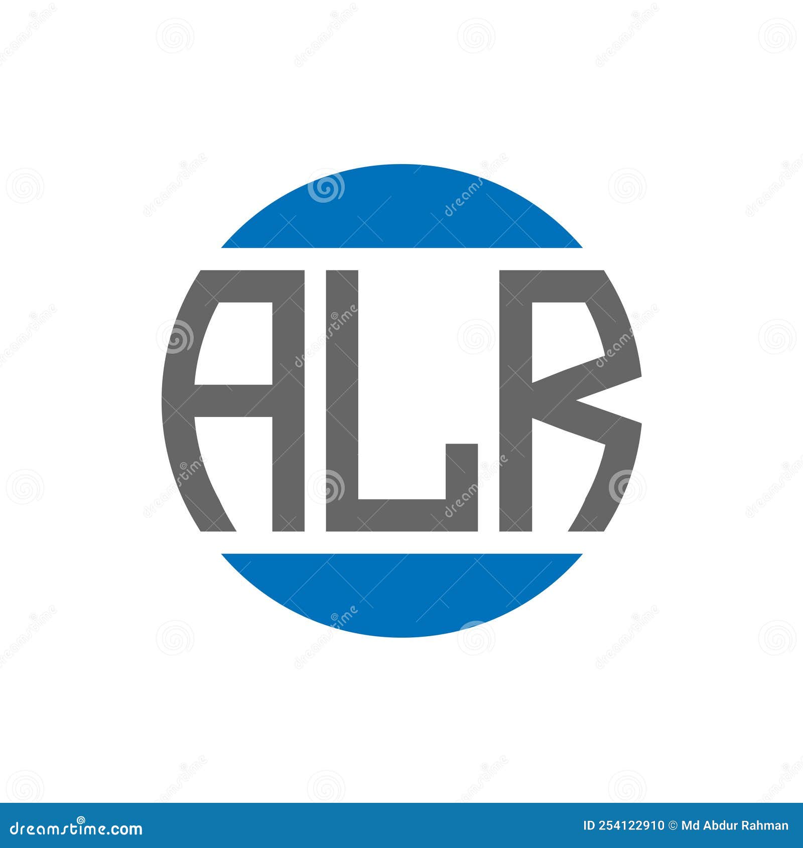 ALR Letter Logo Design on White Background. ALR Creative Initials ...