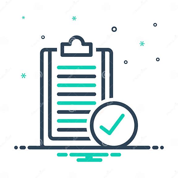 Mix Icon for Already, Antecedently and Selected Stock Vector ...