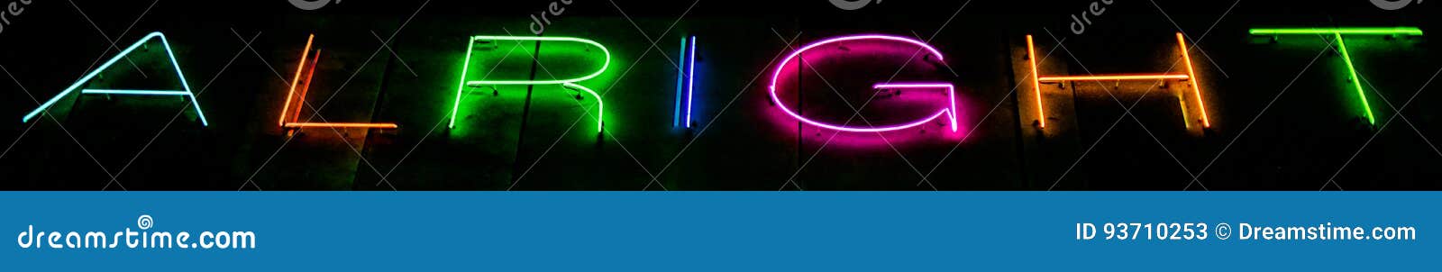 Alright sign stock image. Image of concept, word, technology - 93710253