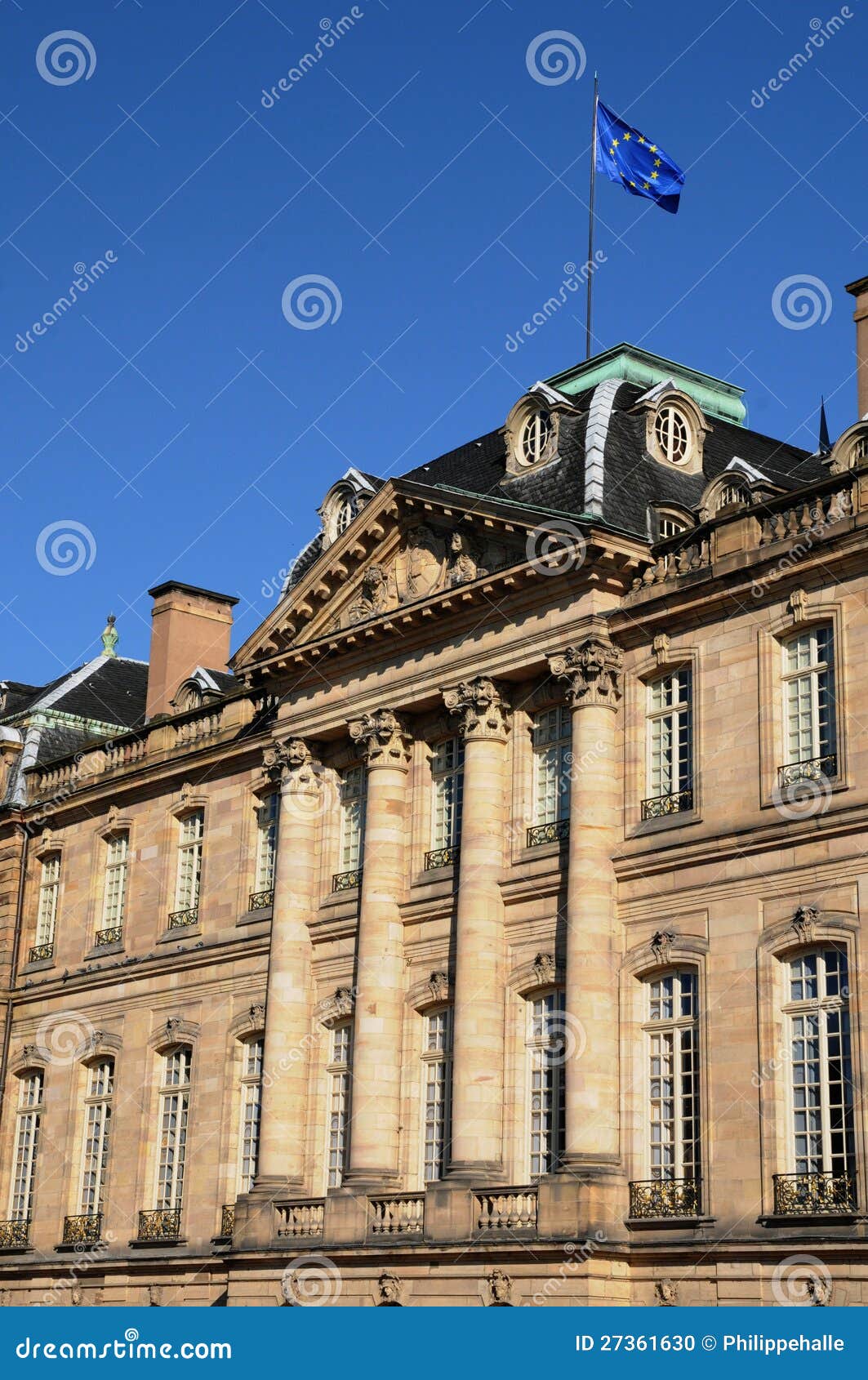 Alsace, Bas Rhin, Le Palais Rohan in Strasbourg Stock Photo - Image of ...