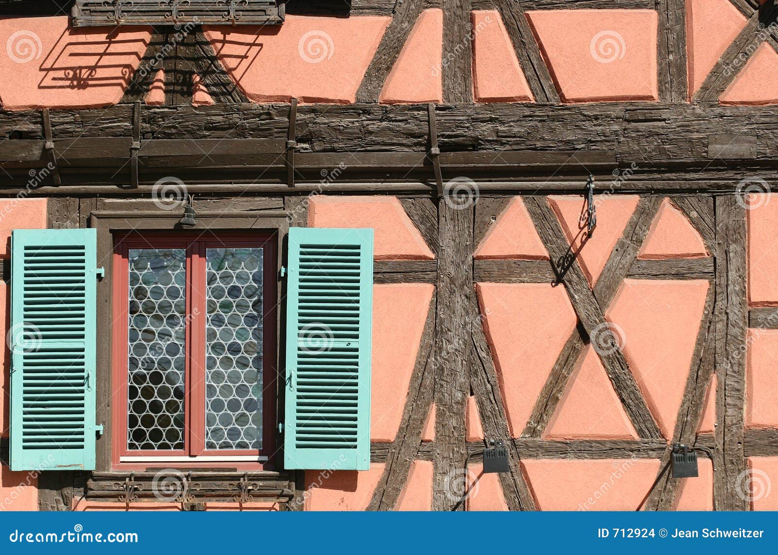 Alsacian village stock photo. Image of tourist, attraction - 712924