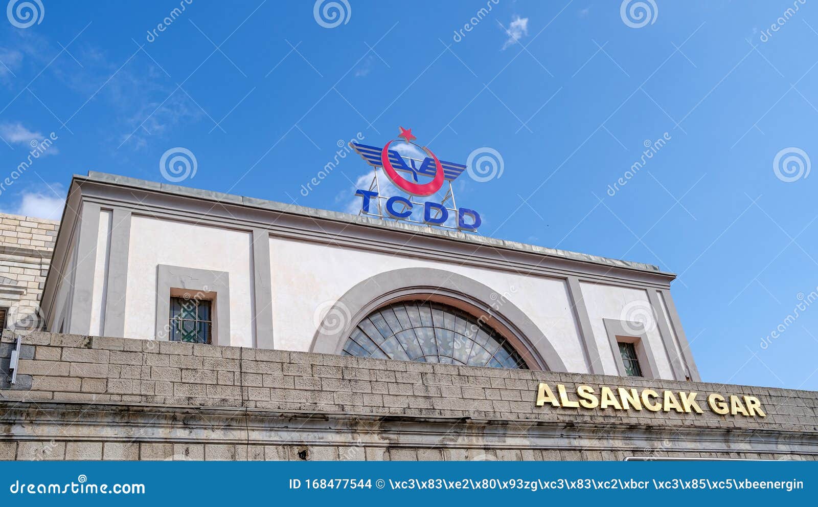 TCDD Logo. a View of Alsancak Train Station Editorial Stock Image ...