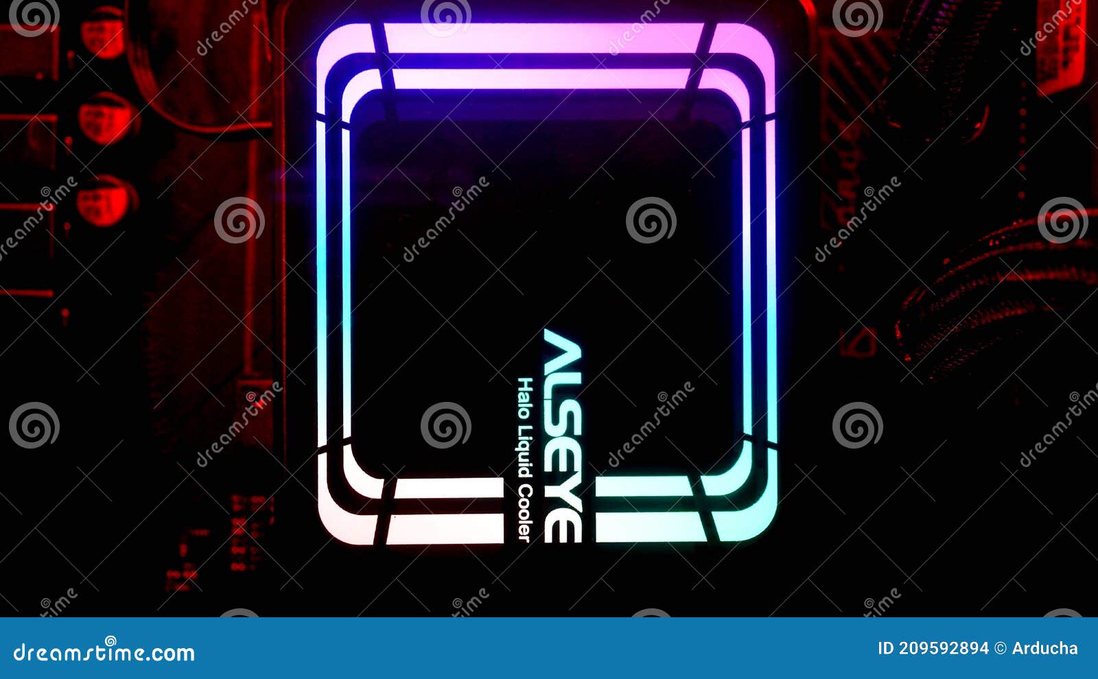 Alseye Liquid Cooler Processor Equipment Editorial Stock Image - Image ...
